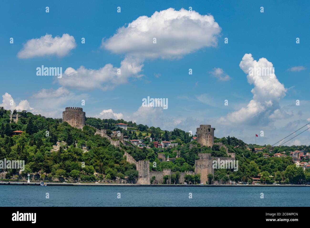 The Rumeli Hisar Castle in Sariyer district of Istanbul, Turkey Stock ...