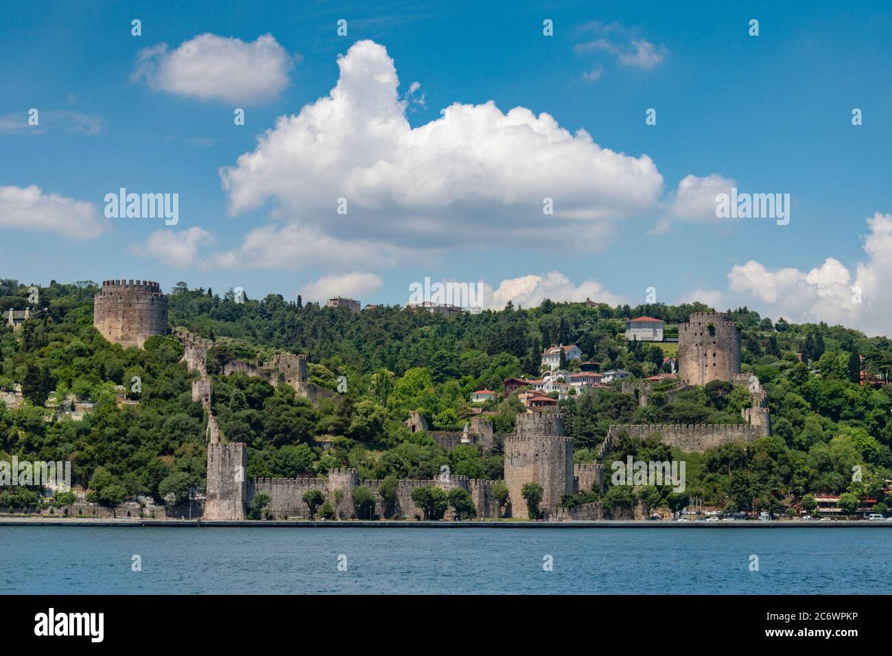 The Rumeli Hisar Castle in Sariyer district of Istanbul, Turkey Stock ...
