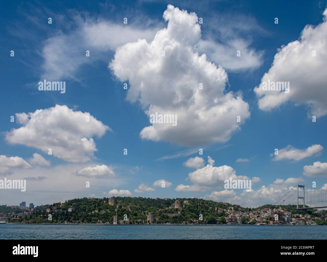 The Rumeli Hisar Castle in Sariyer district of Istanbul, Turkey Stock ...