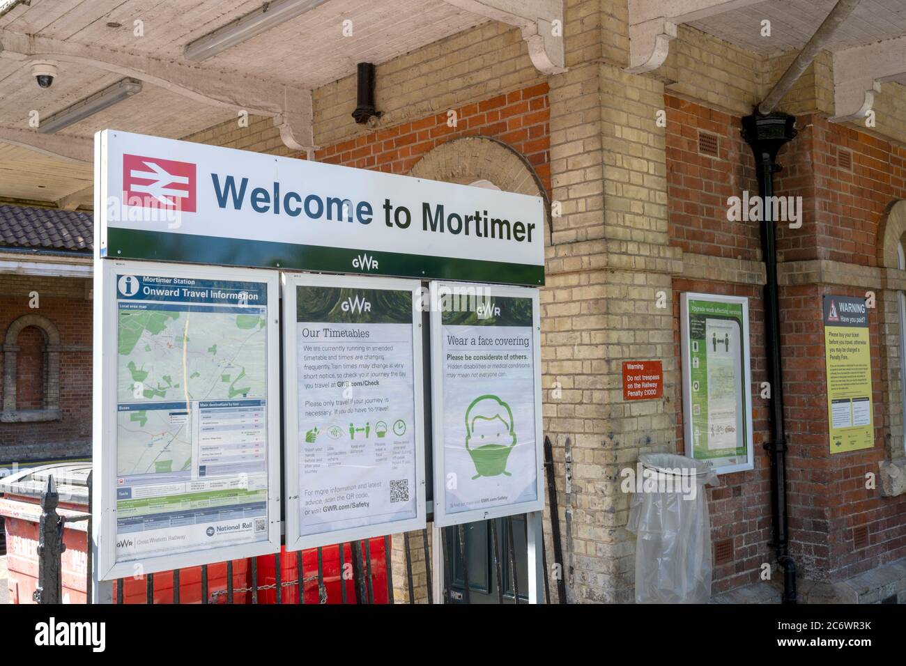 British Rail Mortimer Railway Station, Mortimer Common, Berkshire ...