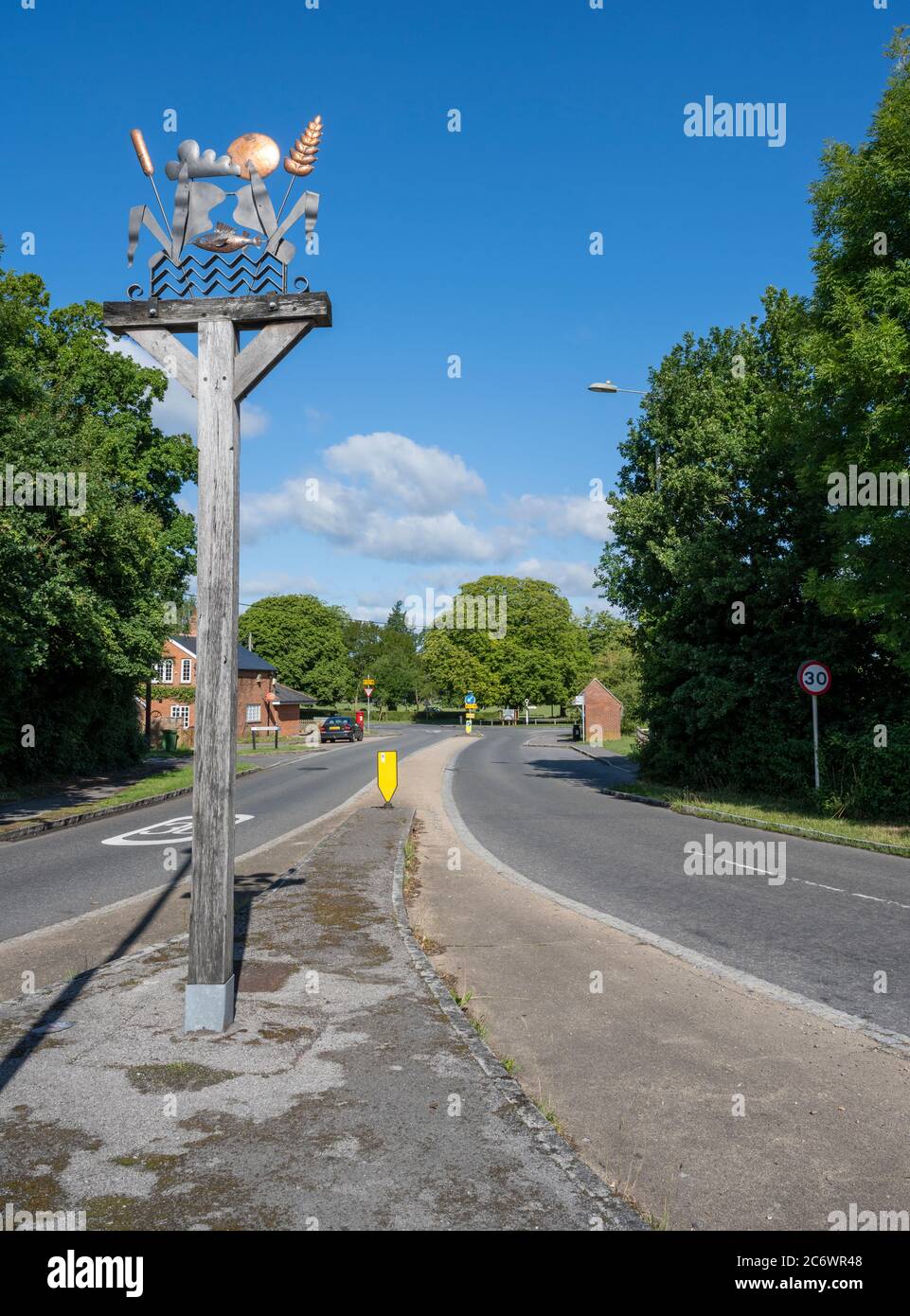 Sherfield-on-Loddon, Hampshire, England, UK Stock Photo - Alamy