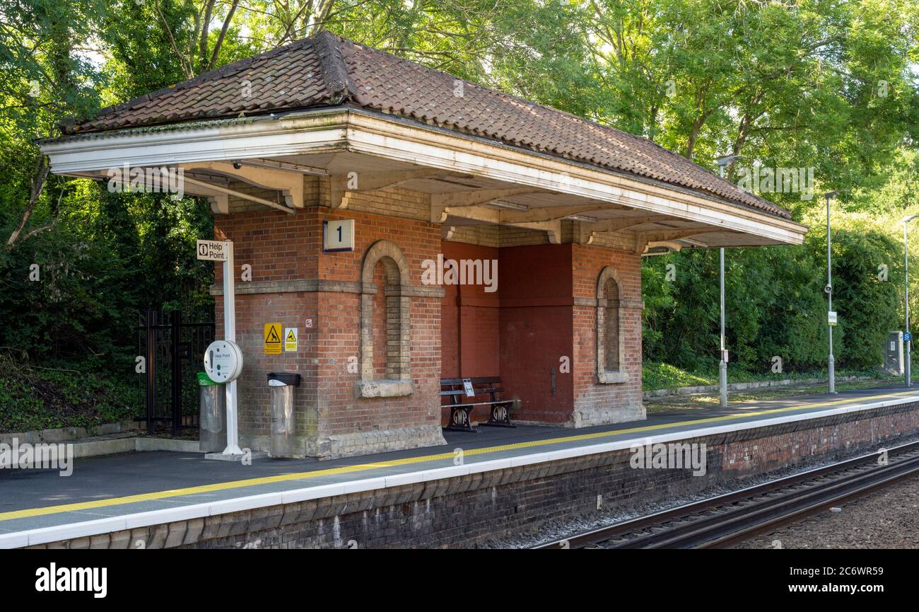 British Rail Mortimer Railway Station, Mortimer Common, Berkshire ...