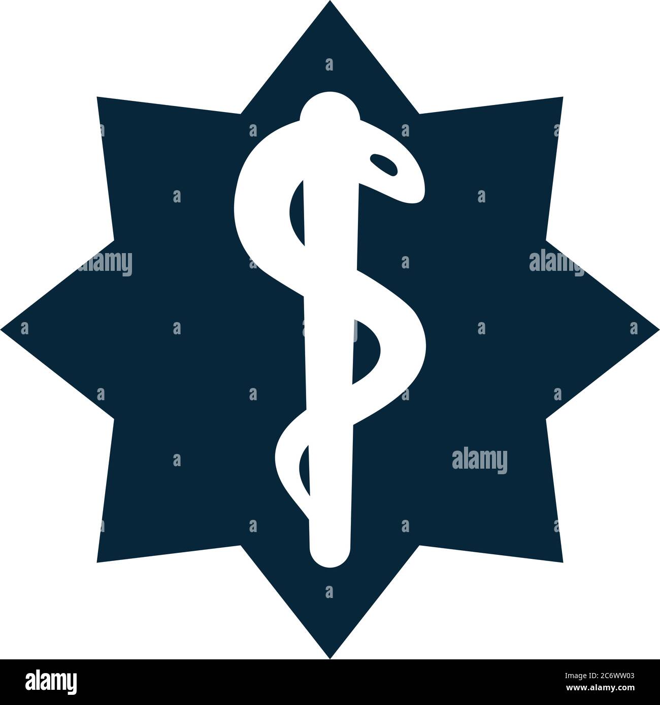 Star of life ambulance Stock Vector Images - Alamy