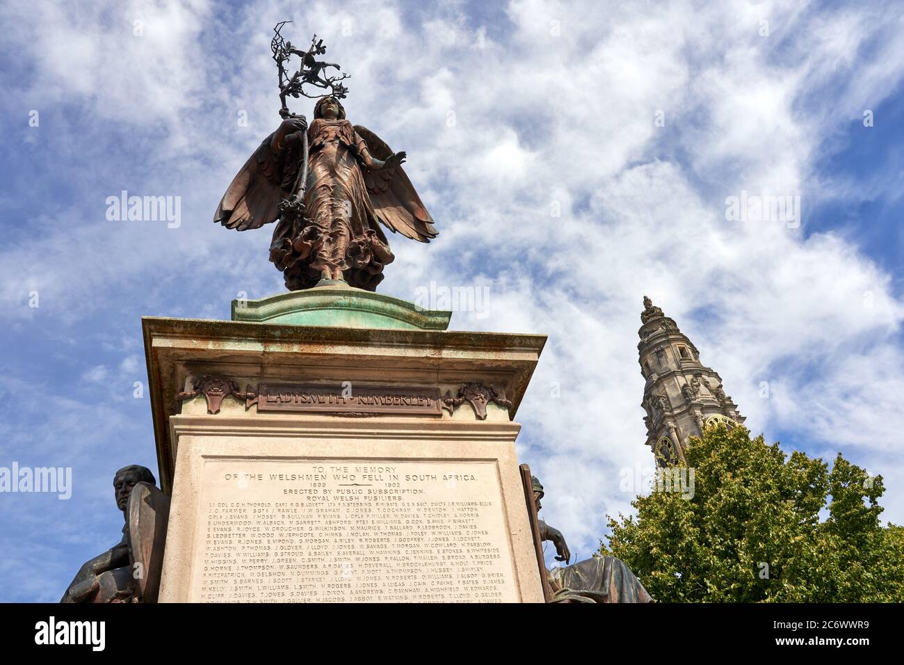 South African War Memorial Cardiff High Resolution Stock Photography ...