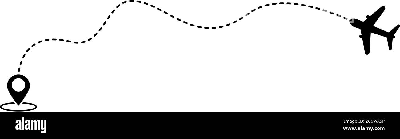 Dotted Line Map High Resolution Stock Photography and Images - Alamy