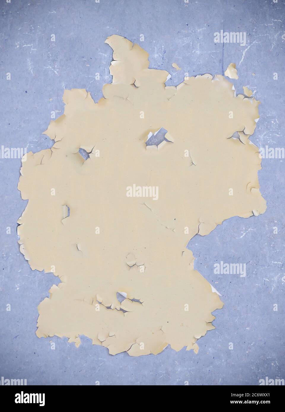 Germany outline map hi-res stock photography and images - Alamy