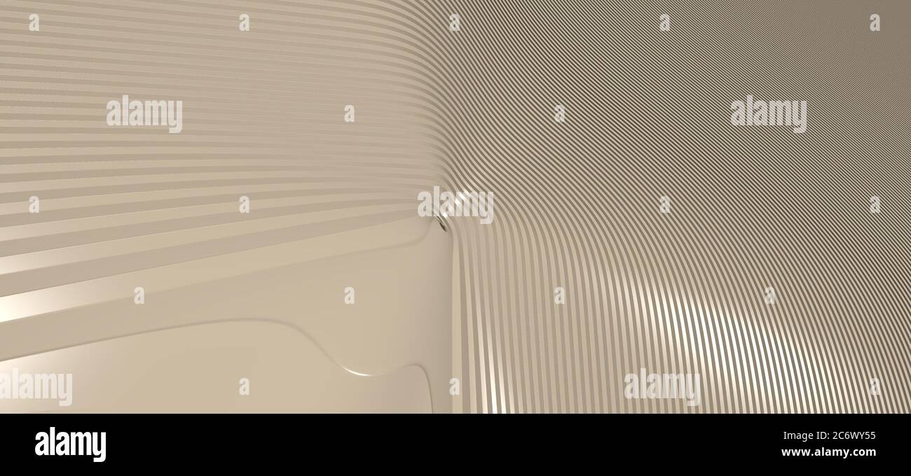 3D illustration of a geometrical shape of burly wood color on a white ...