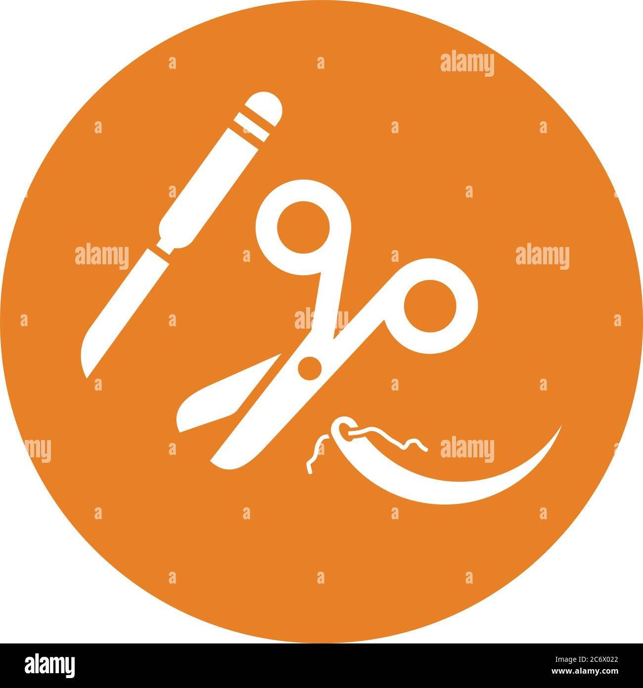 Scissor icon hi-res stock photography and images - Alamy