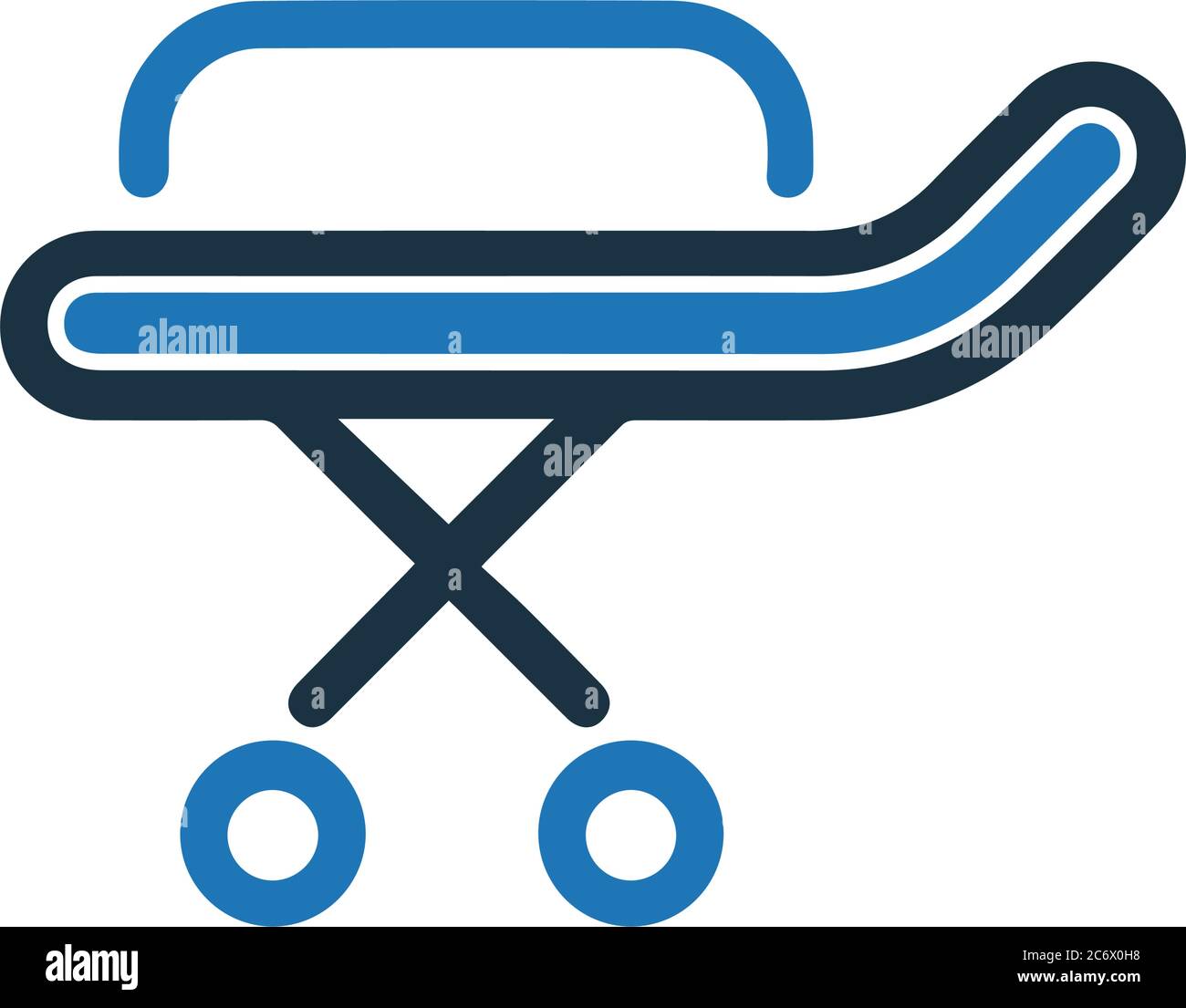 Beautiful stretcher vector line icon Cut Out Stock Images & Pictures ...