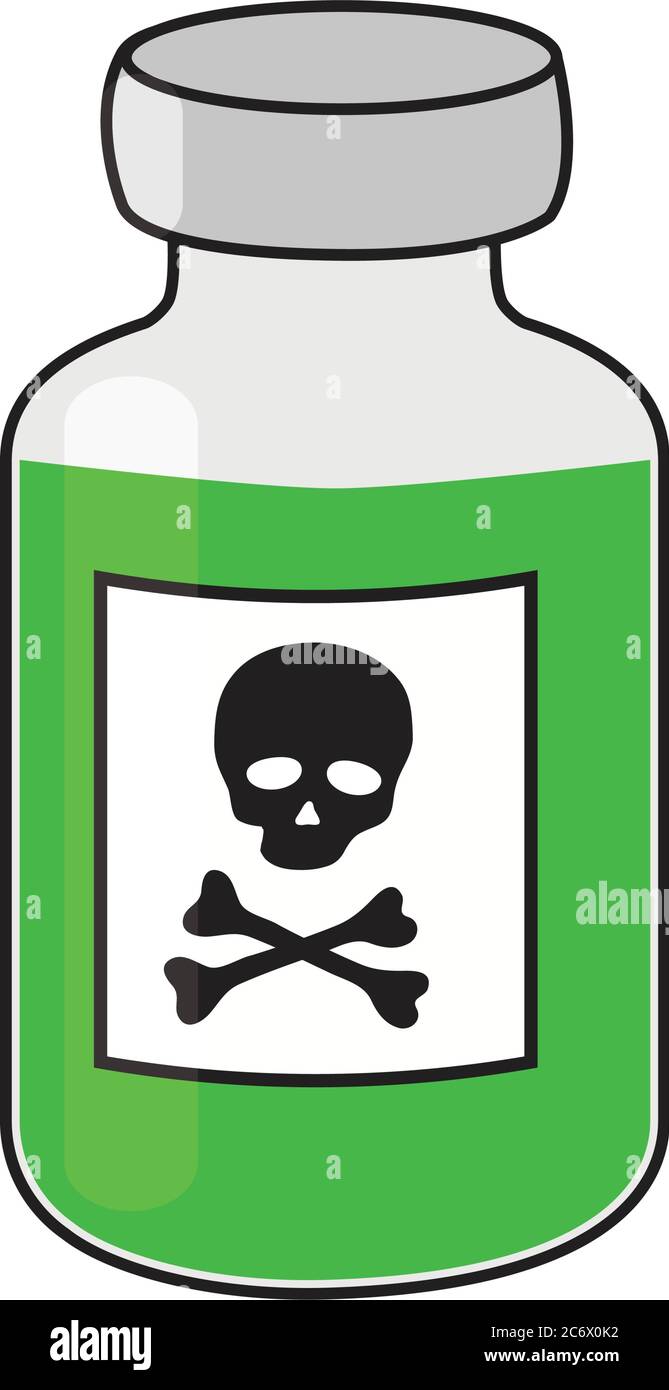 Skull And Crossbones Poison Label