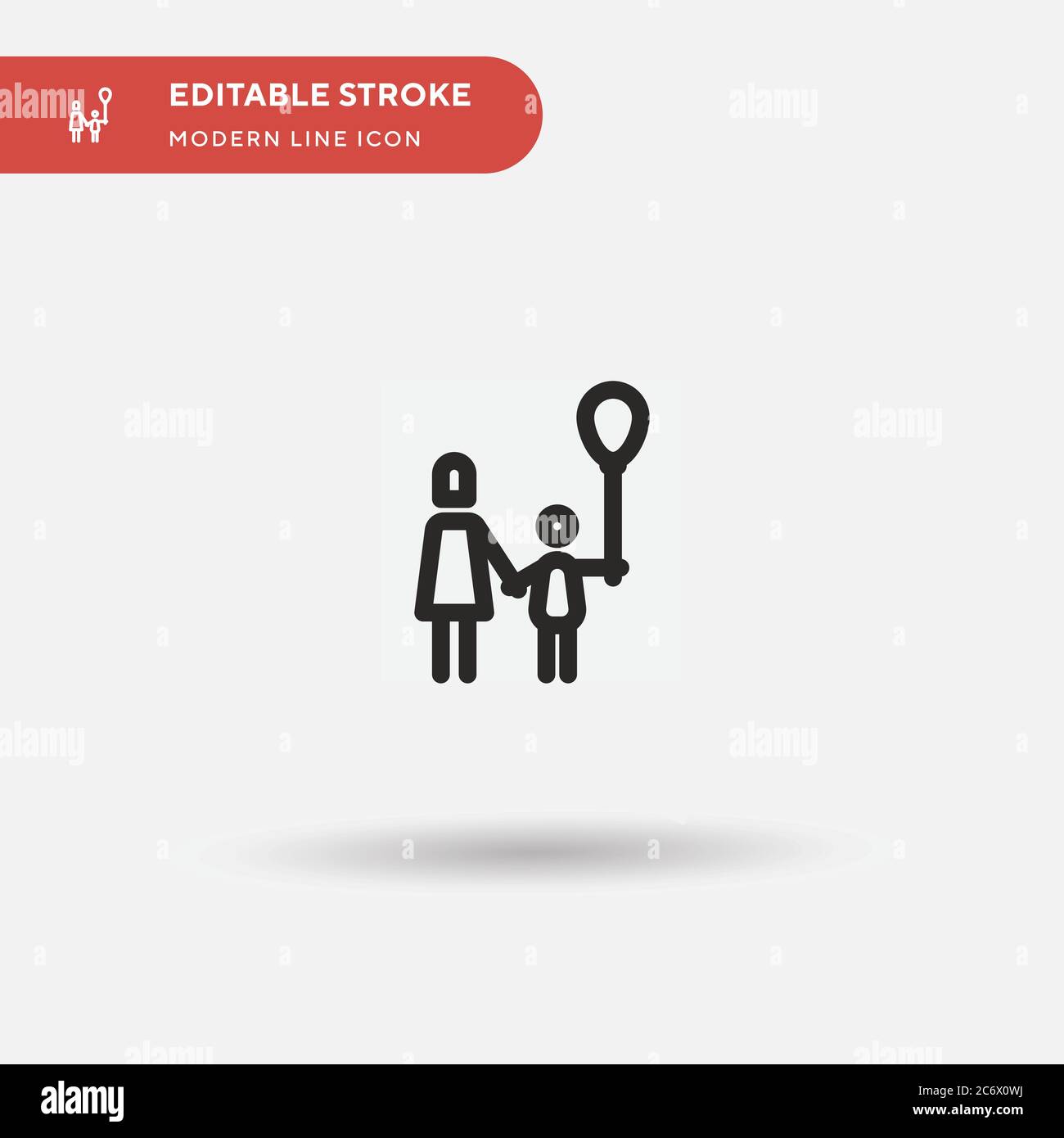 Family Simple vector icon. Illustration symbol design template for web ...