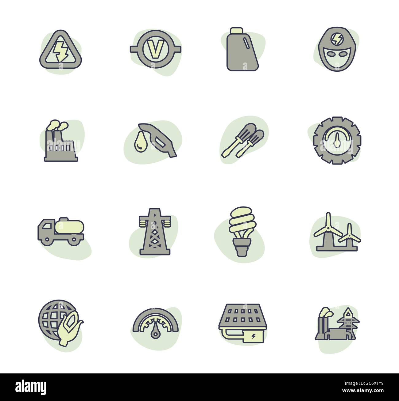Alternative energy icons set Stock Vector Image & Art - Alamy