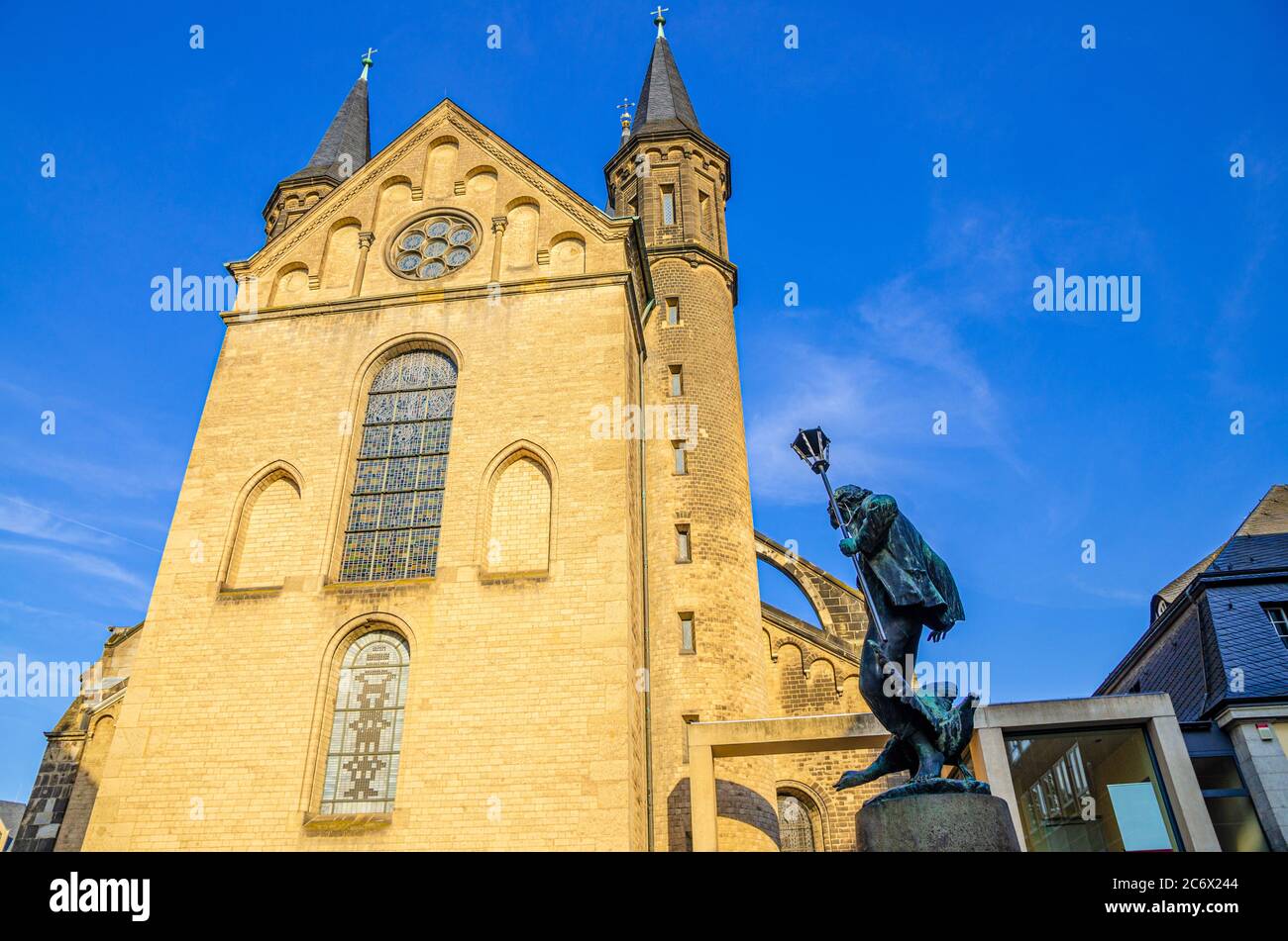 Bonn Minster or Bonner Munster Roman Catholic church Romanesque architecture building and ...