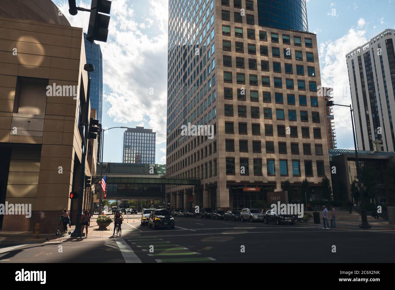Building of the Tabor Center, city of Denver Colorado USA Stock Photo ...