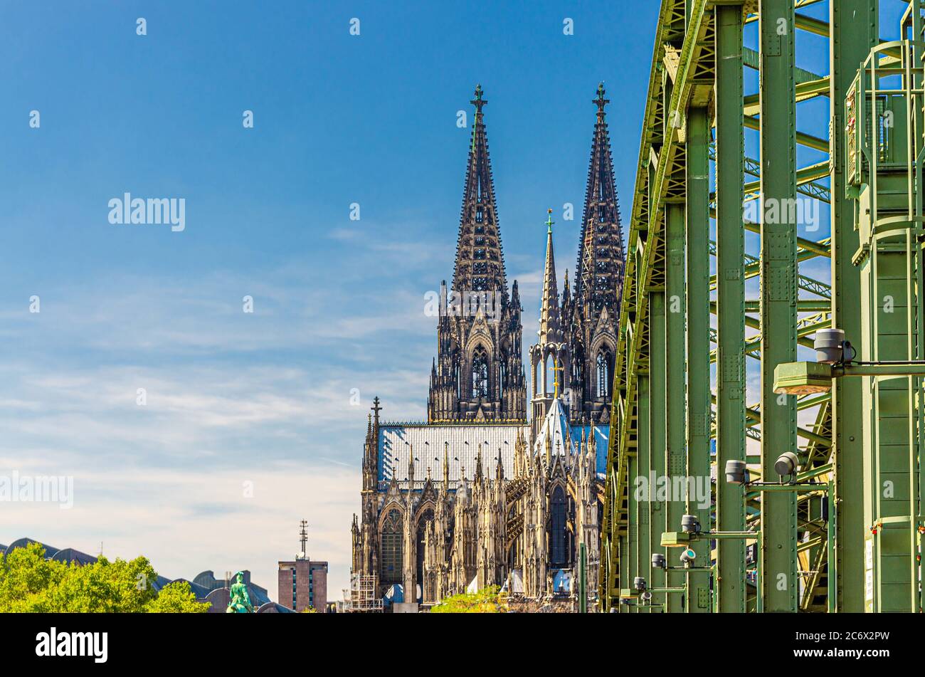 Cologne cathedral top view hi-res stock photography and images - Alamy
