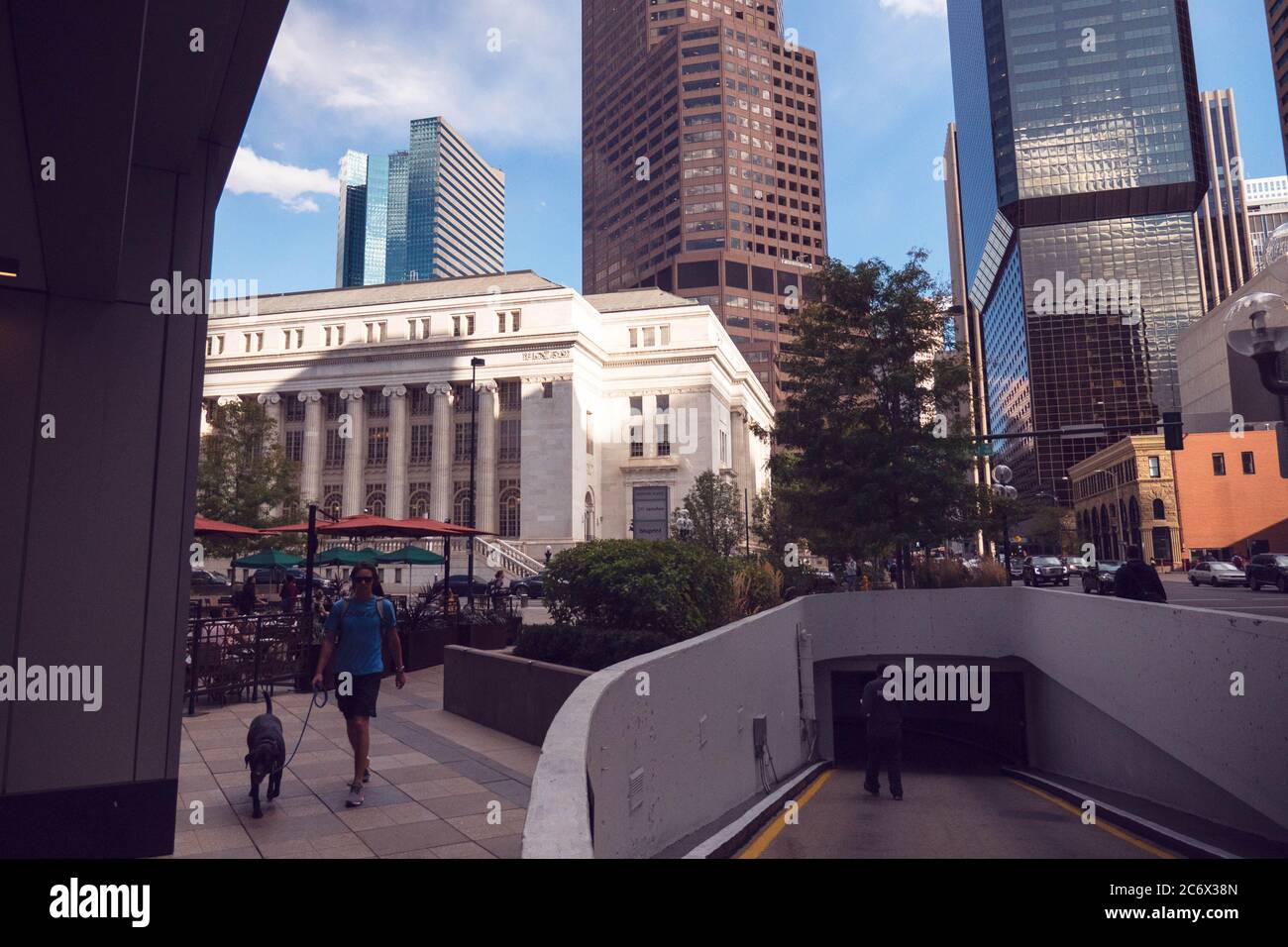 Downtown denver walking hi-res stock photography and images - Alamy