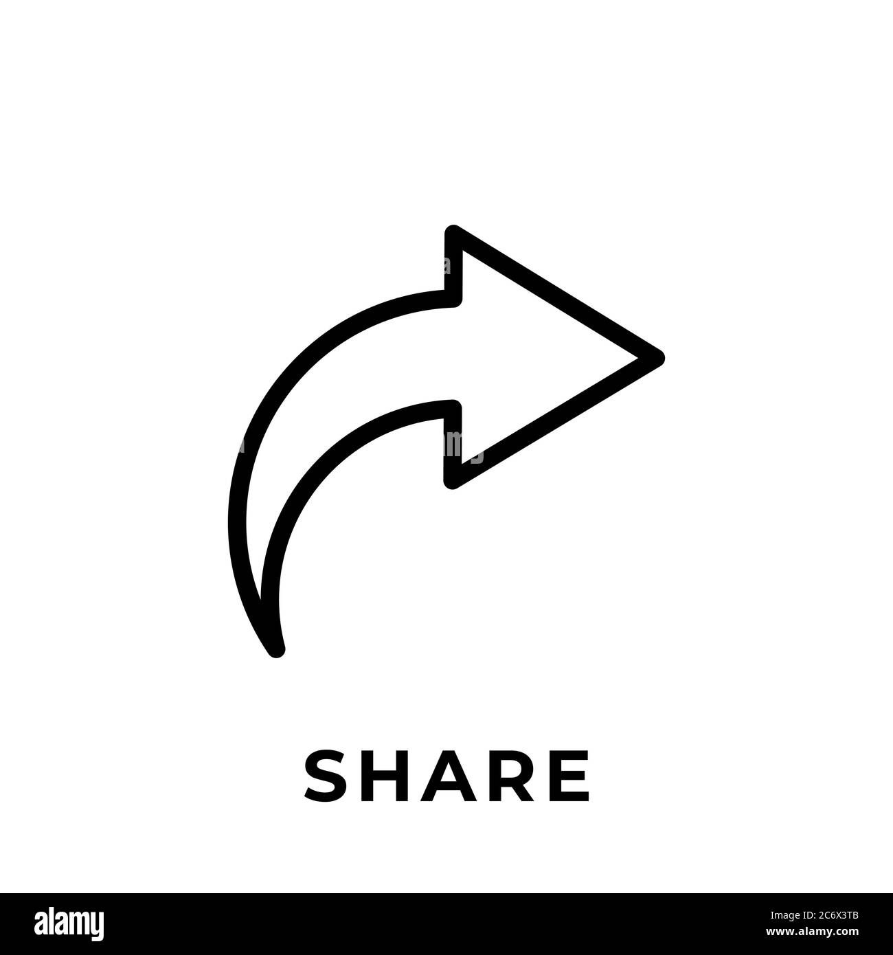 Social Share Buttons Vector
