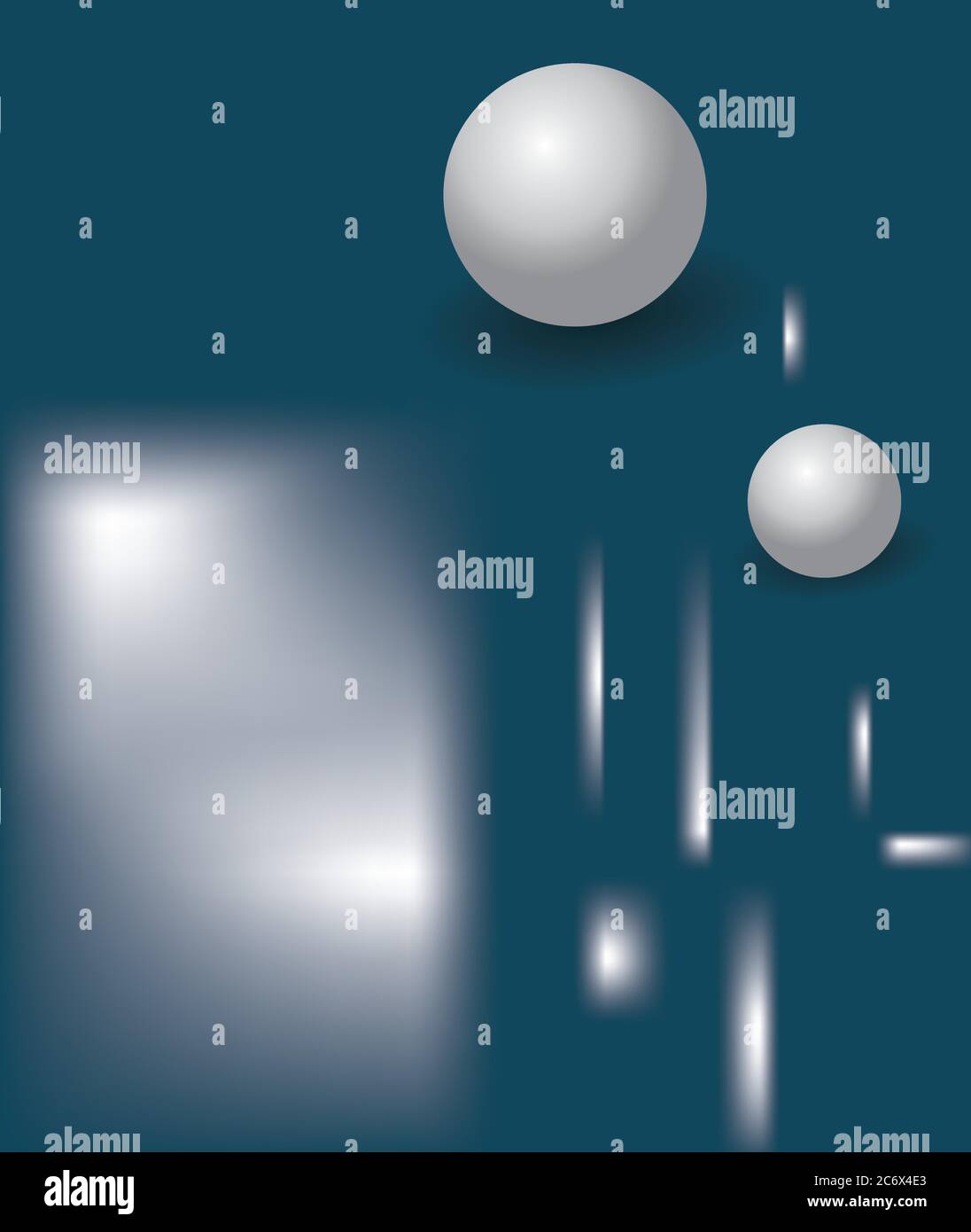 marine blue abstract background with 3d balls a gradients Stock Vector ...