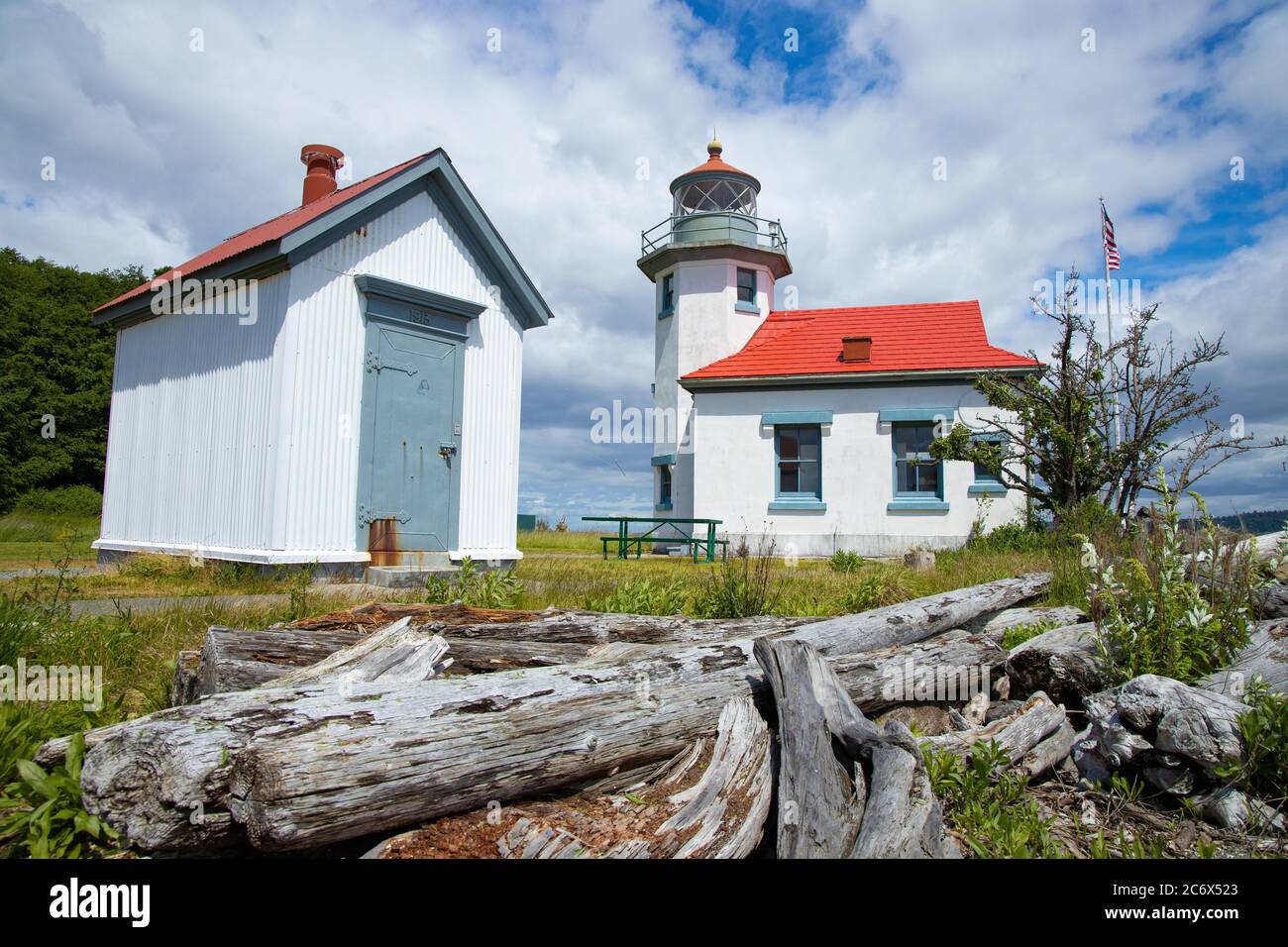 Historic Point Robinson Lighthouse Stock Photo - Alamy