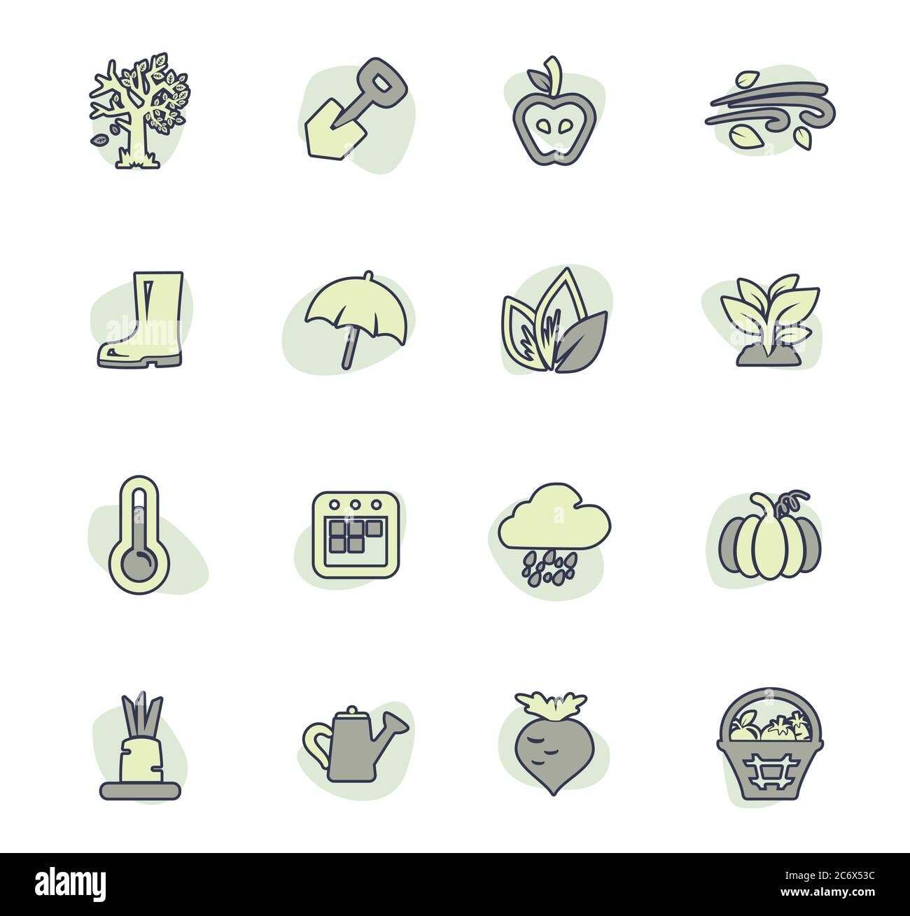 Autumn icons set Stock Vector Image & Art - Alamy