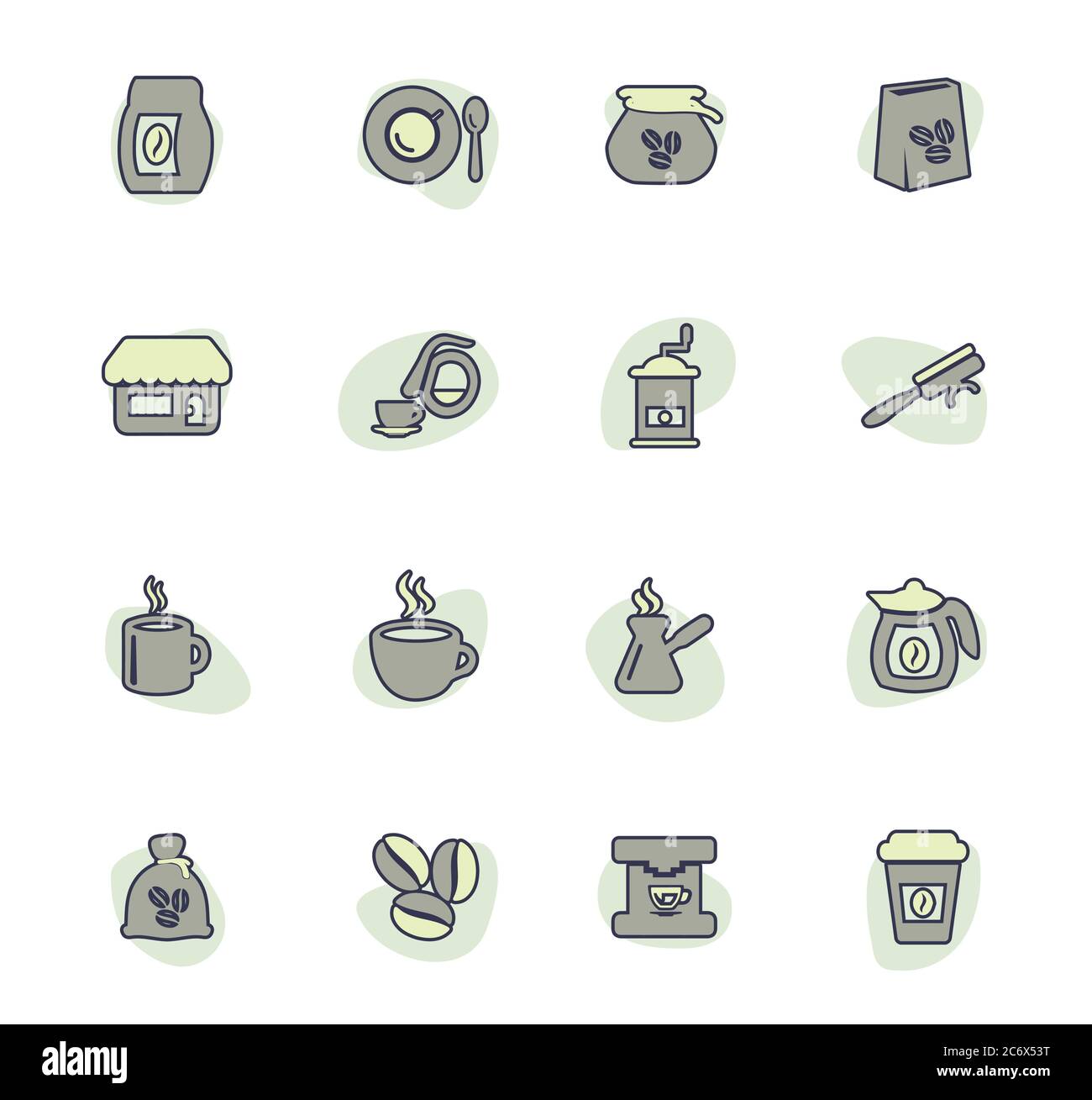 Round chocolate coffee cake Stock Vector Images - Alamy