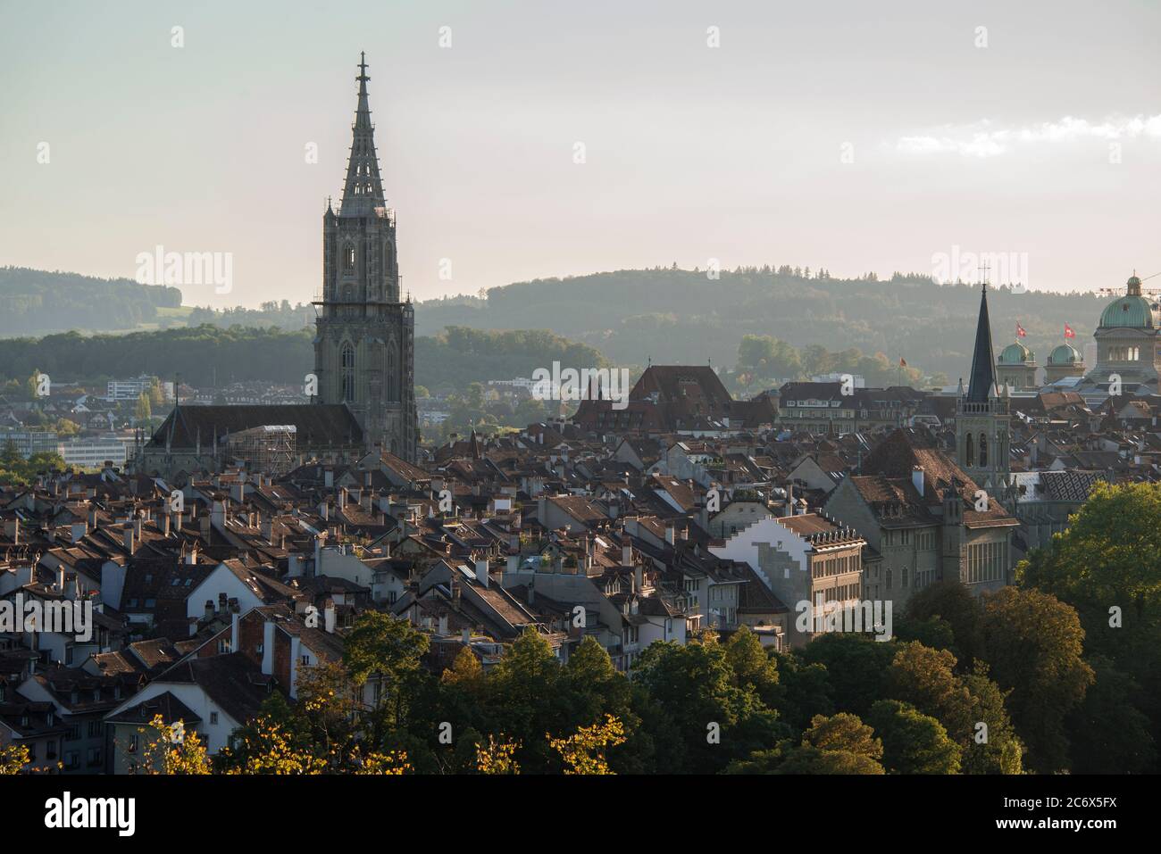 View from Rose Garden. The Rose Garden is a Mecca for flower lovers and ...