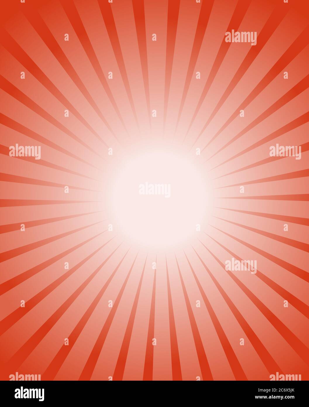 Red Orange Burst Background