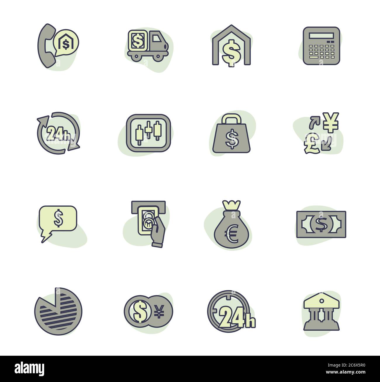 Currency exchange icons set Stock Vector Image & Art - Alamy