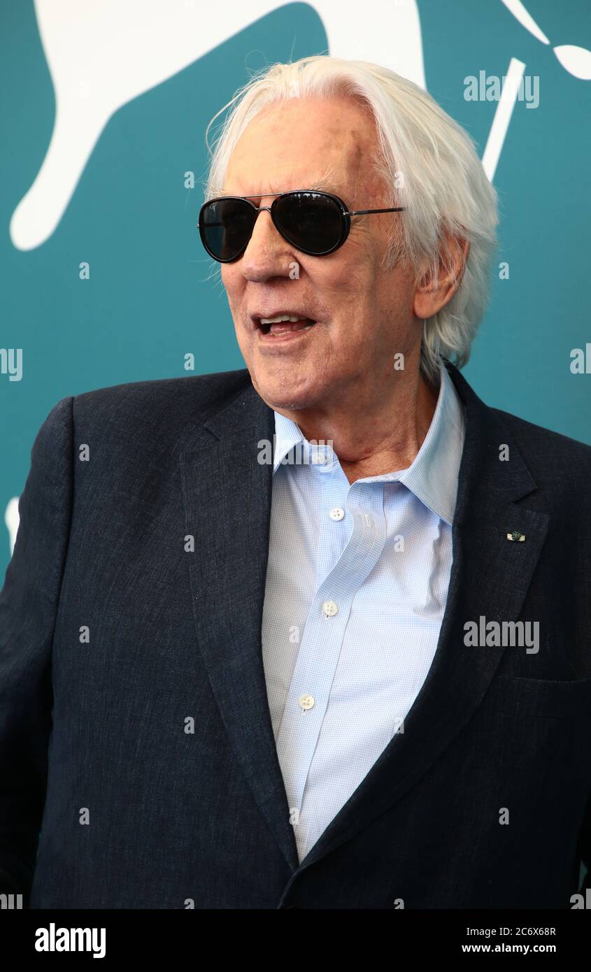 VENICE, ITALY - SEPTEMBER 07: Donald Sutherland attends "The Burnt ...