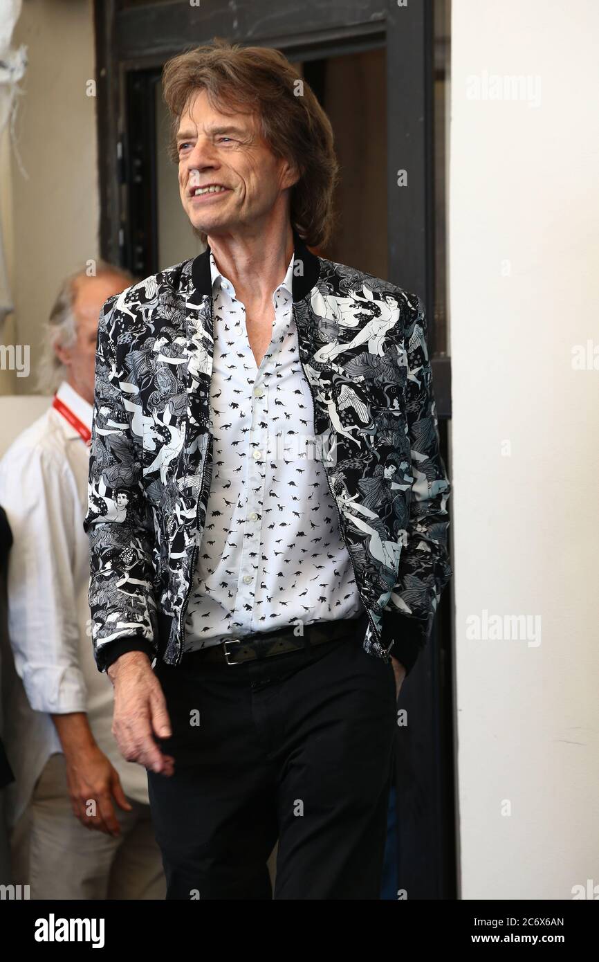 VENICE, ITALY - SEPTEMBER 07: Mick Jagger attends "The Burnt Orange ...