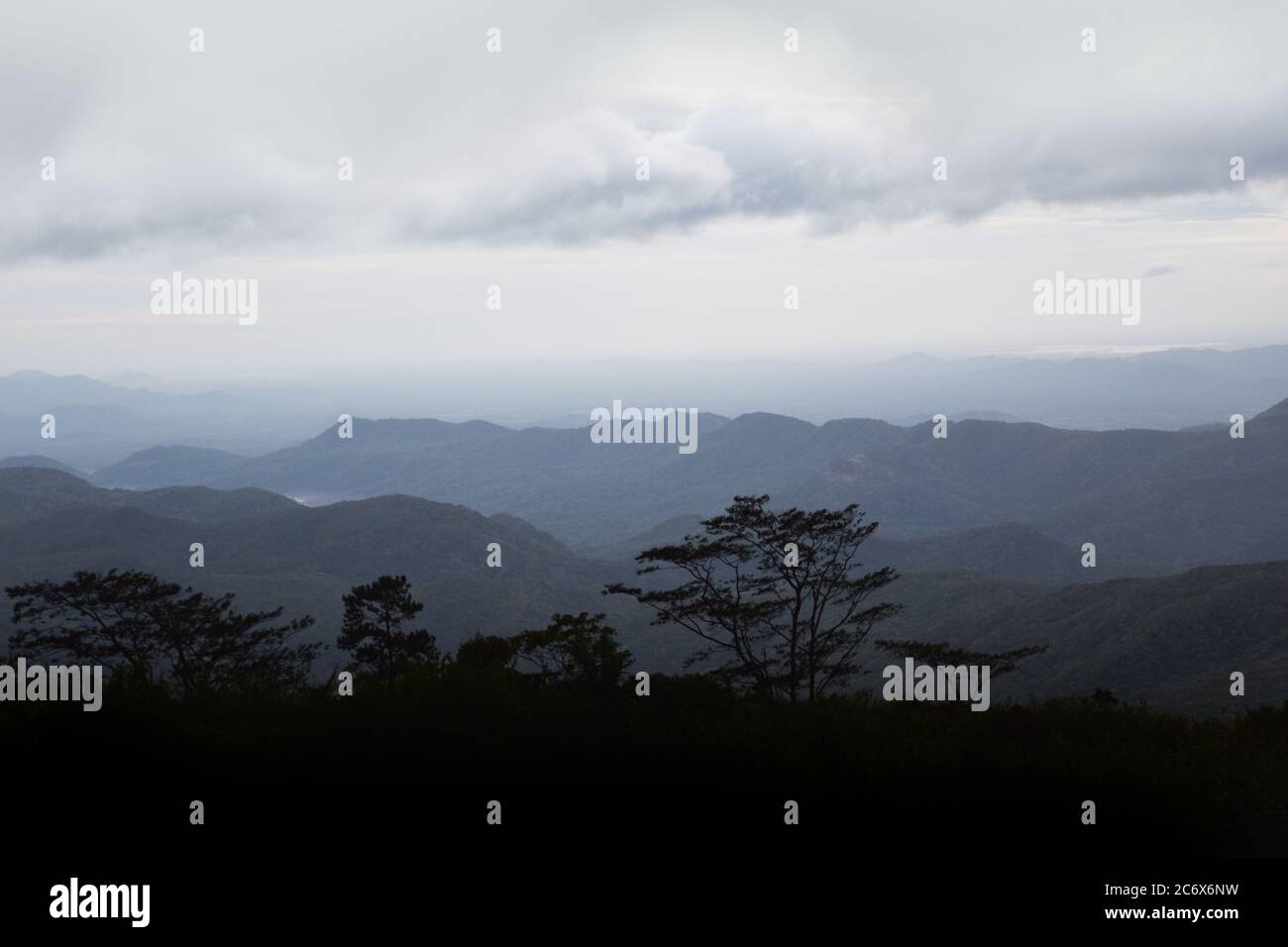 The beautiful view never to be seen. The Riverston Peak located in the ...