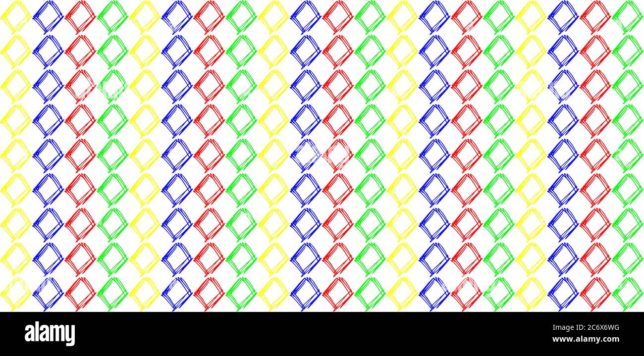 Diamond shapes pattern in multi color Stock Vector Image & Art - Alamy