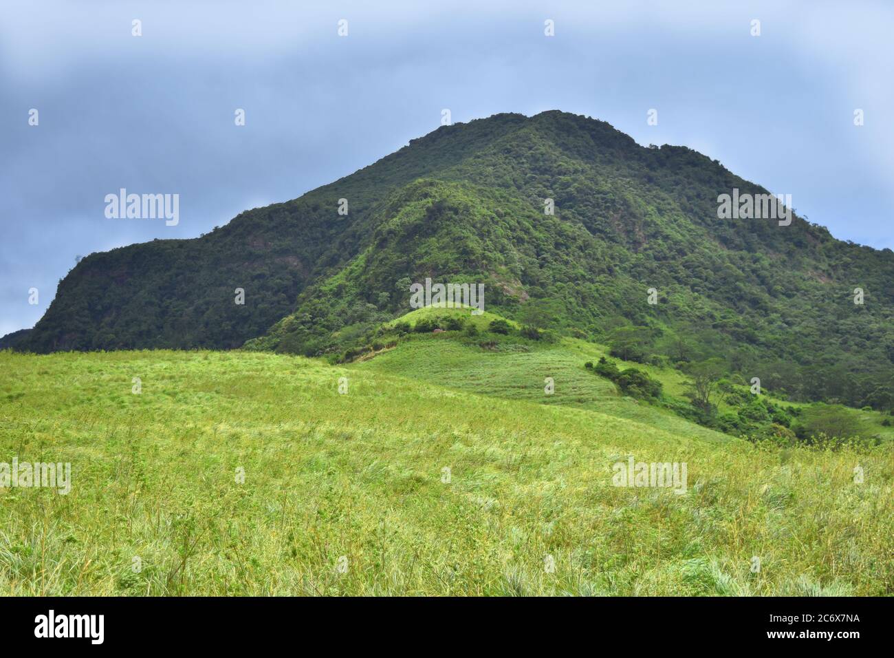 The beautiful view never to be seen. The Riverston Peak located in the ...