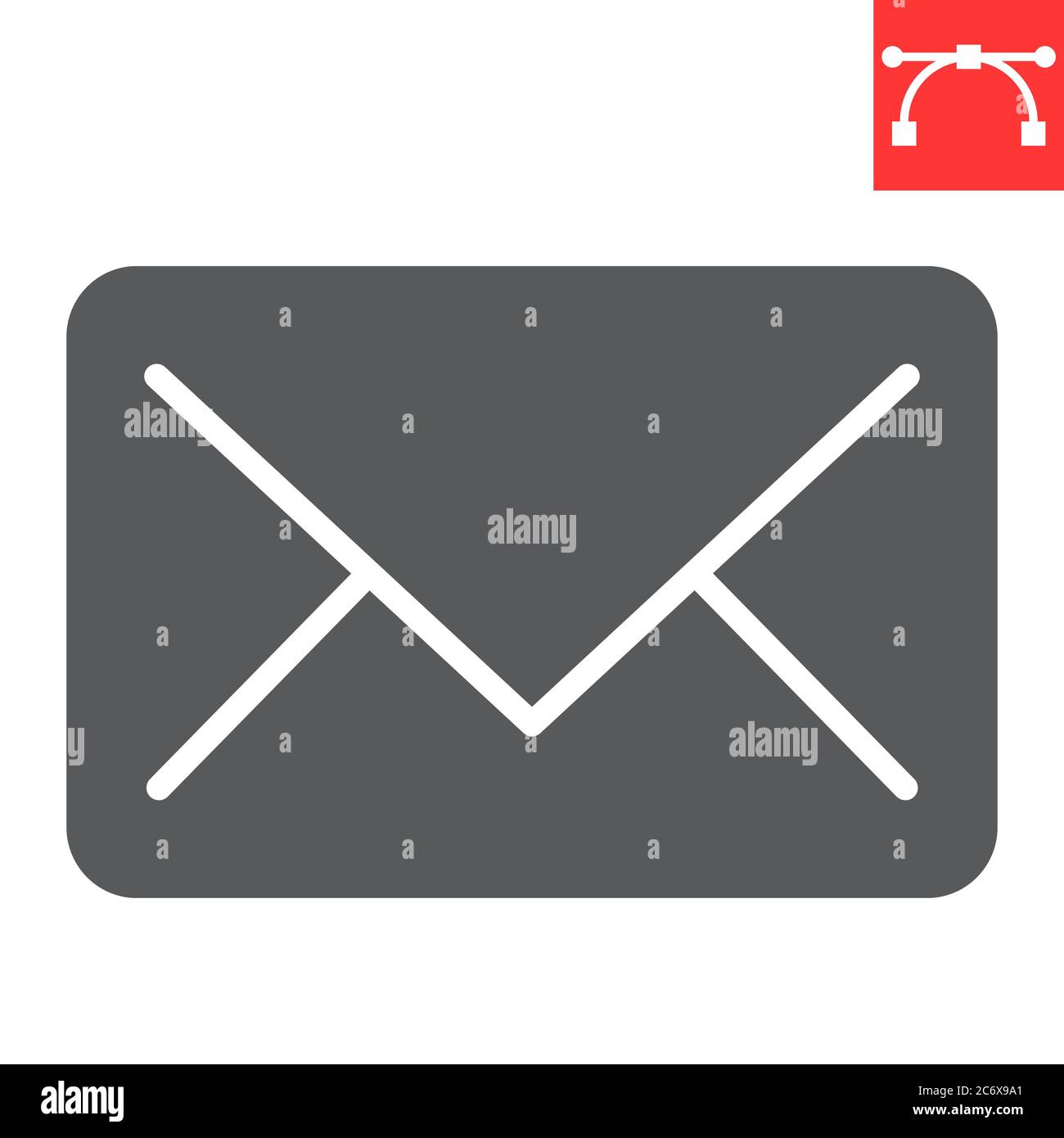 Envelope button hi-res stock photography and images - Alamy