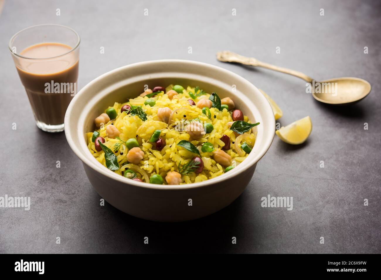 Power Kabuli Chana Poha or Protein Rich Choley Pohe, Popular ...