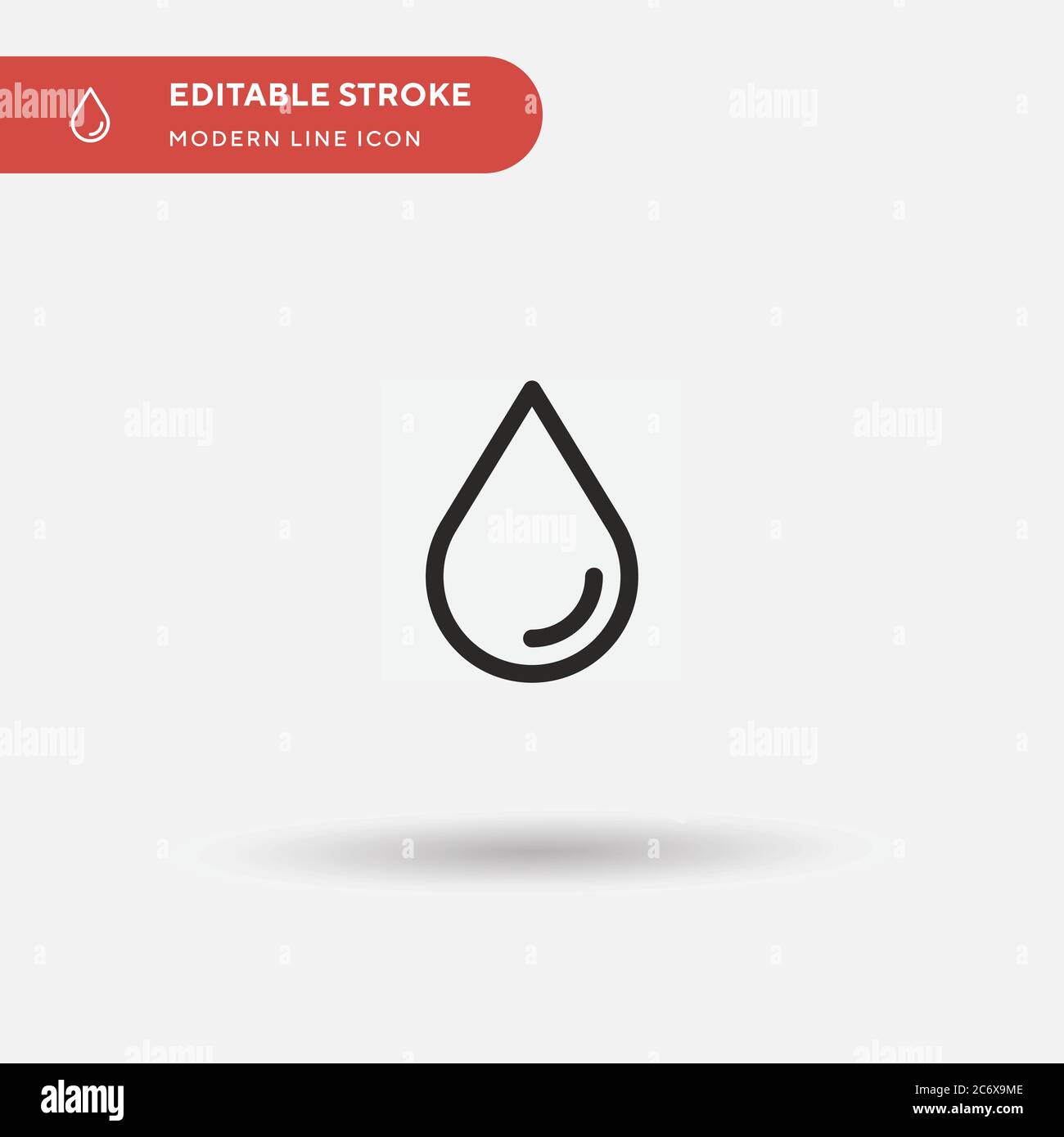 Blur Simple vector icon. Illustration symbol design template for web ...