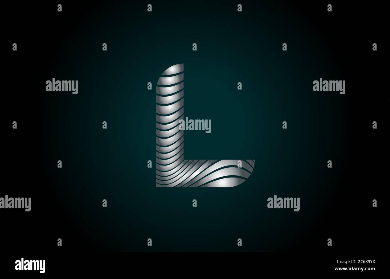 Metallic letter l hi-res stock photography and images - Alamy