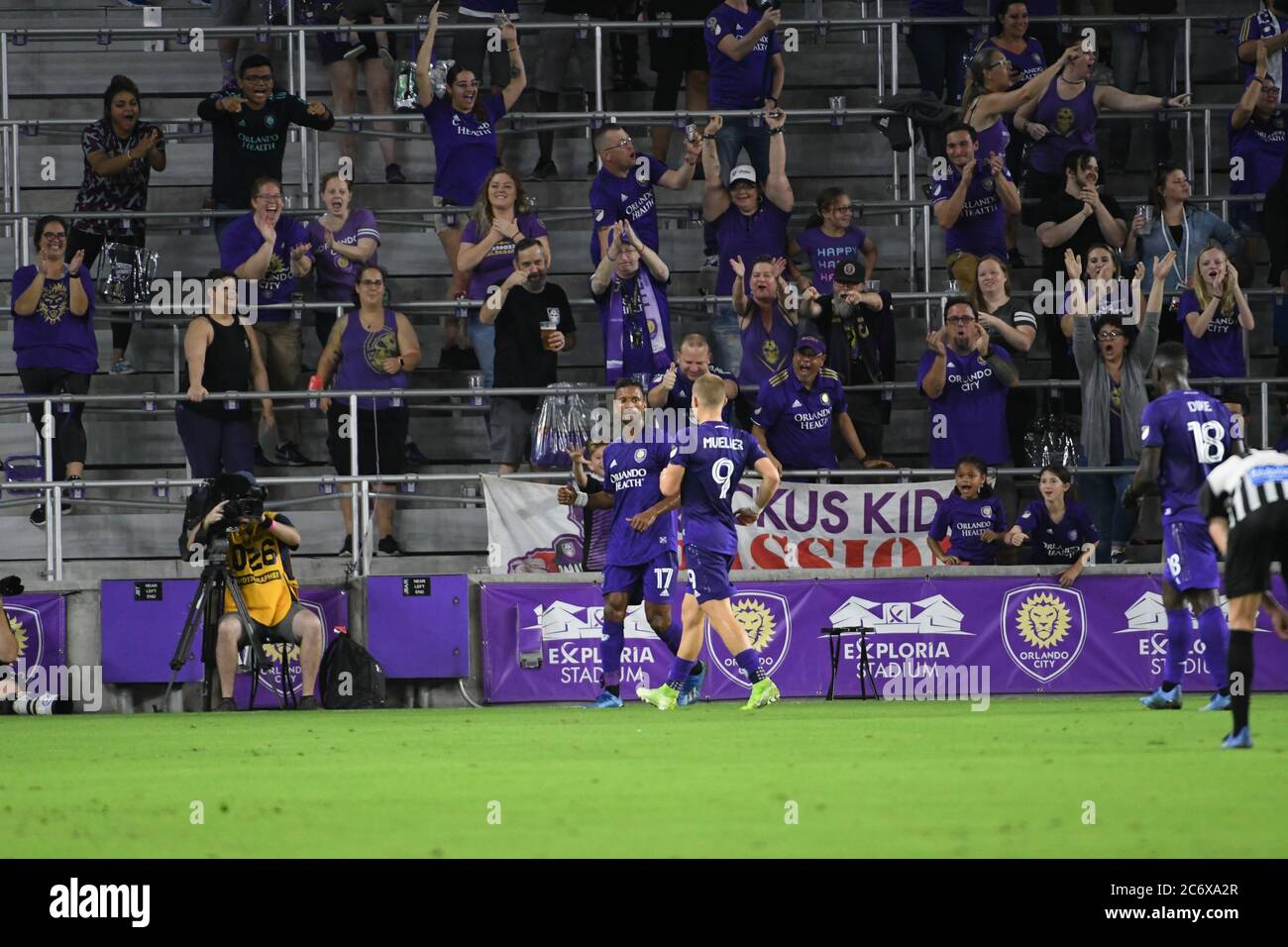 Orlando City SC host KR Reykjavík at Exploria Stadium in a Friendly ...