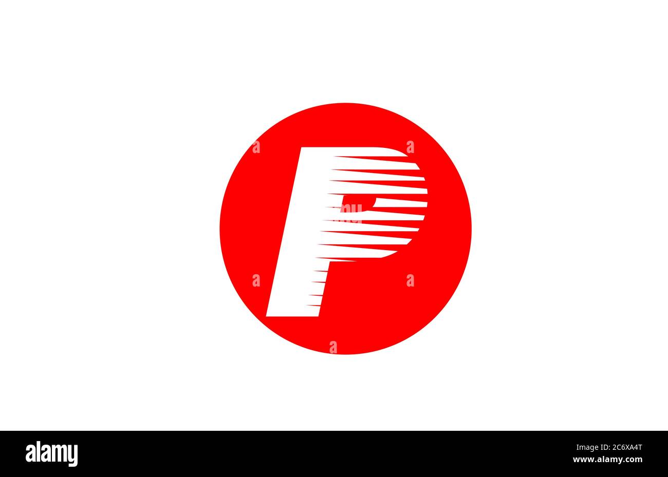 alphabet letter logo P icon for business and company. Simple icon ...
