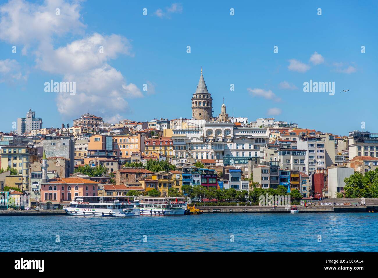 Galata Tower is a tower located in the Galata district of Istanbul. The ...
