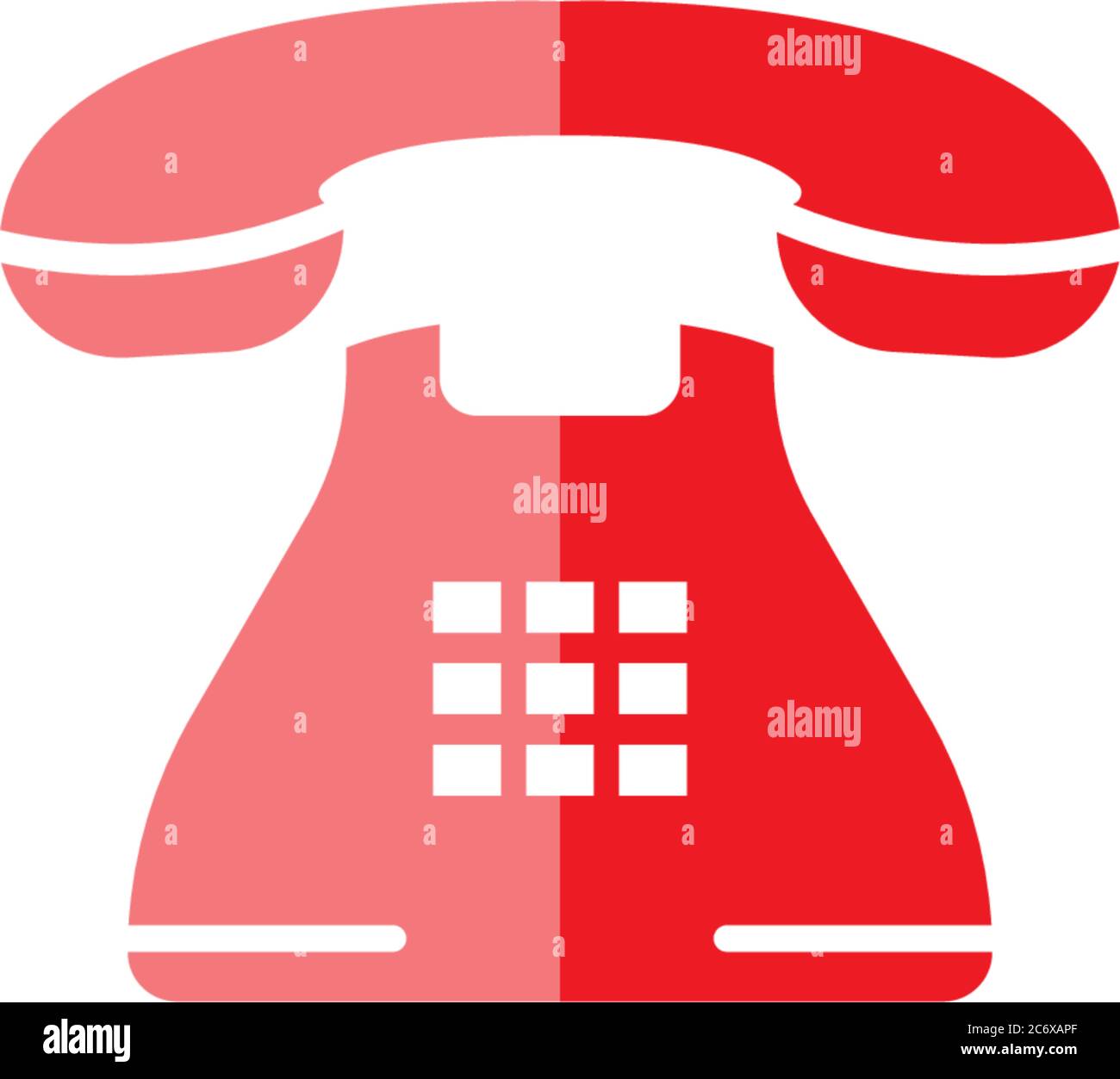 Phone icon logo vector template Stock Vector Image & Art - Alamy