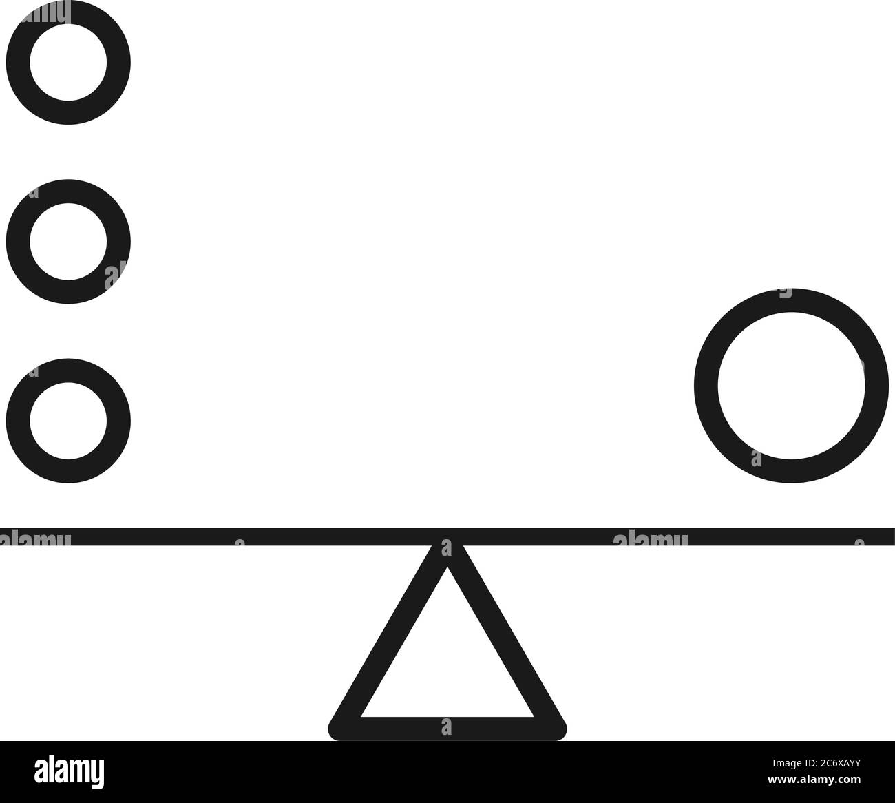 Balance harmony vector icon isolated on transparent background ...