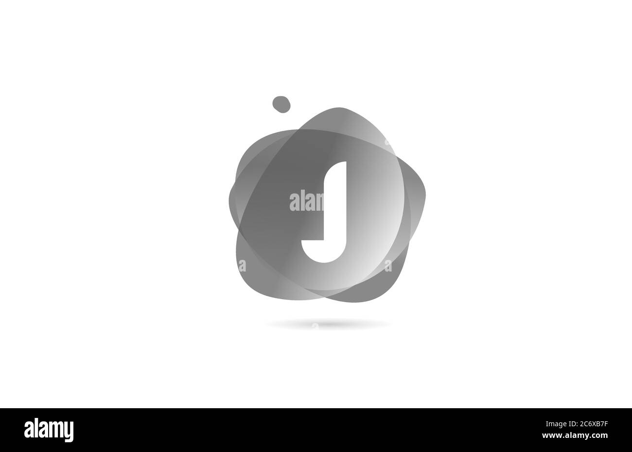 black white J alphabet letter logo for company and business with ...