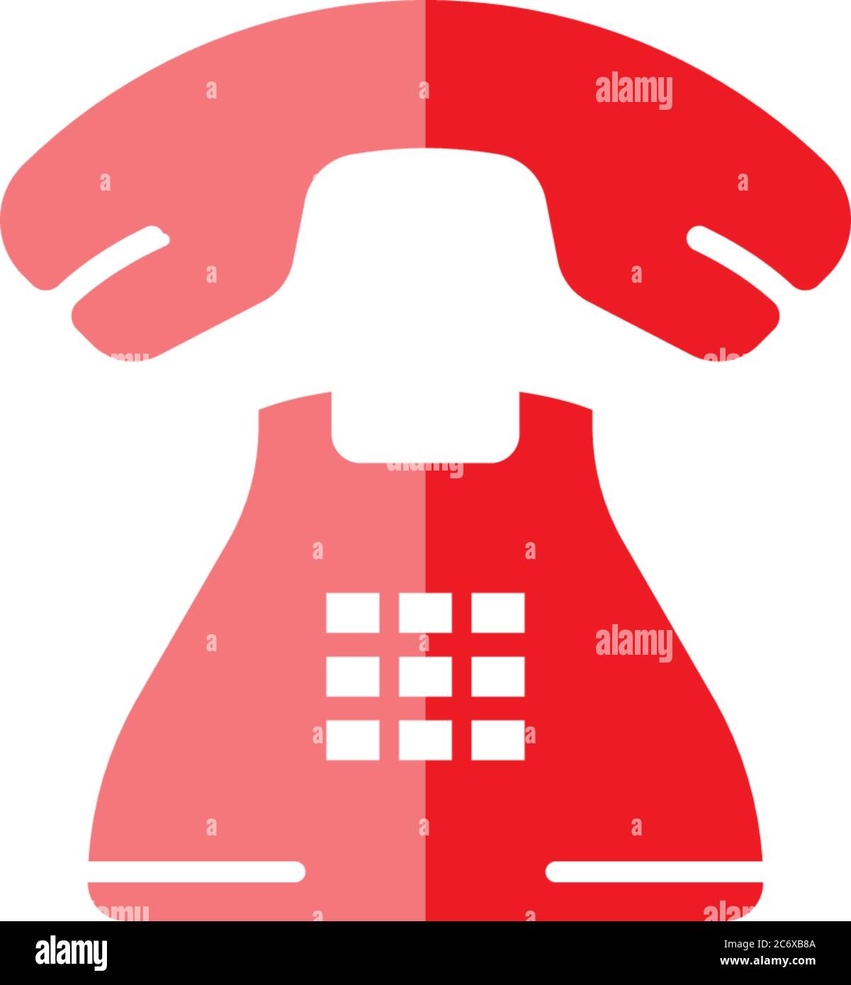 Phone icon logo vector template Stock Vector Image & Art - Alamy