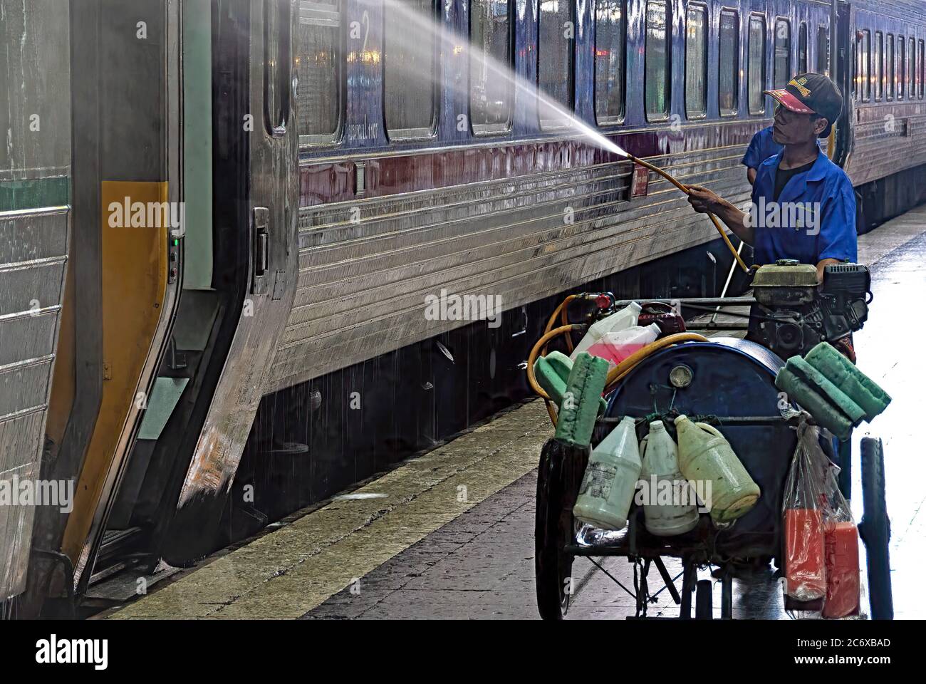 Station disinfection hi-res stock photography and images - Alamy