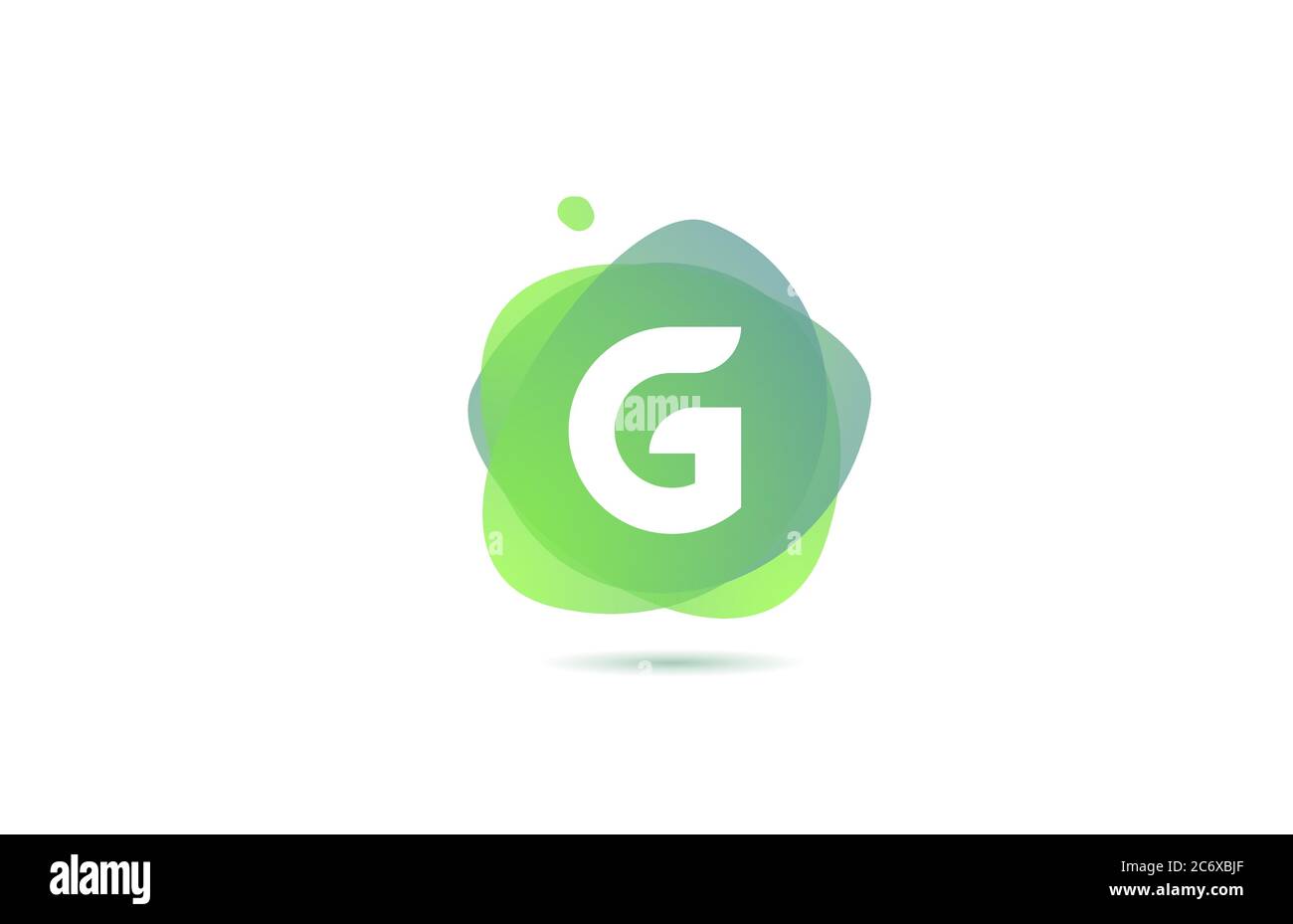 G alphabet letter logo for business and company with gradient design ...