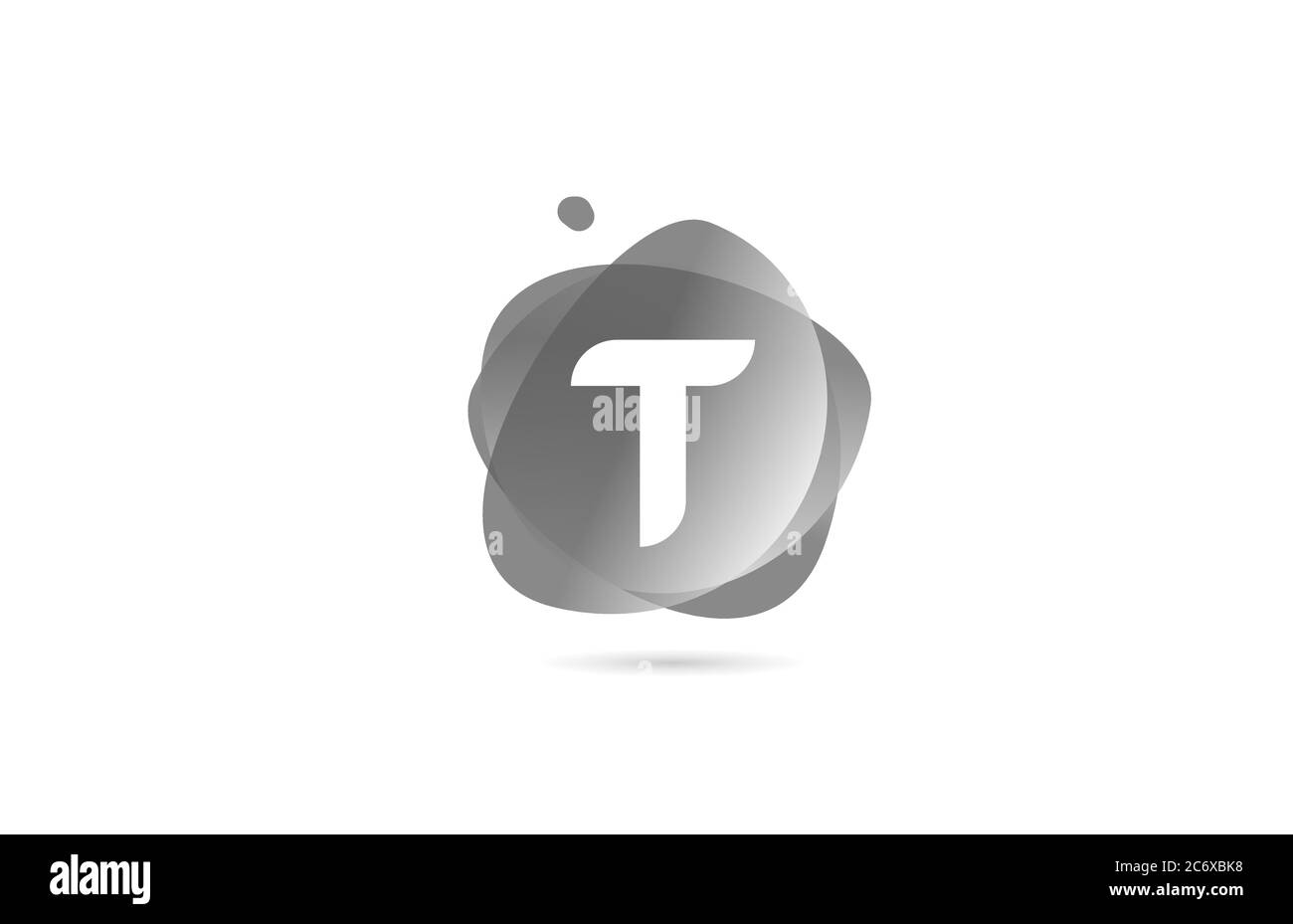 black white T alphabet letter logo for company and business with ...