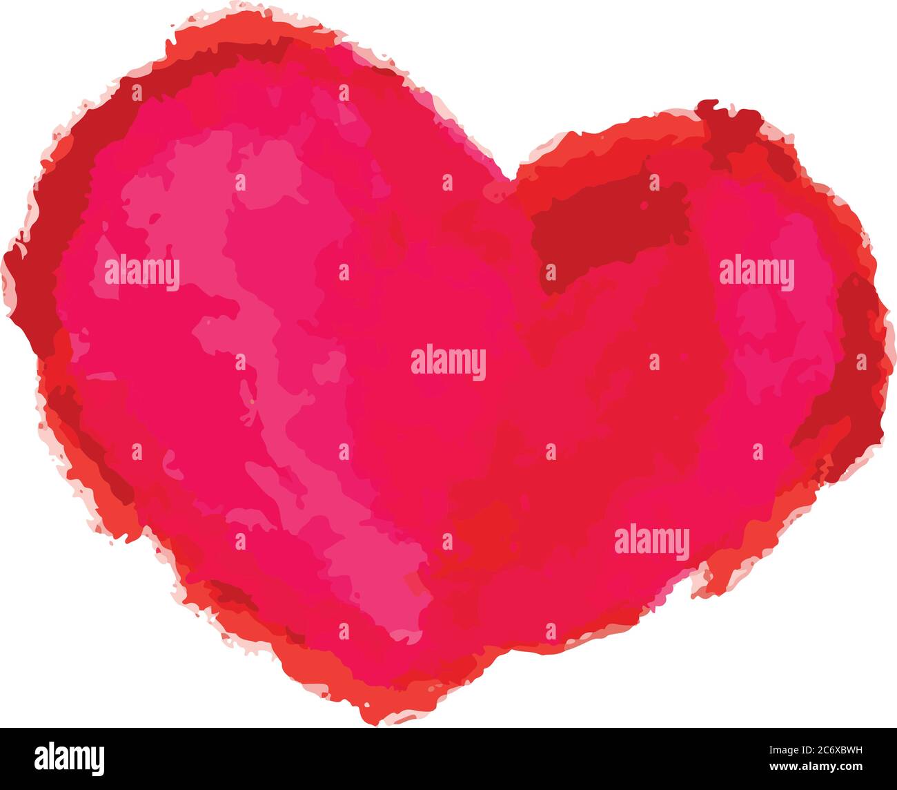 Pink heart drawing hi-res stock photography and images - Alamy