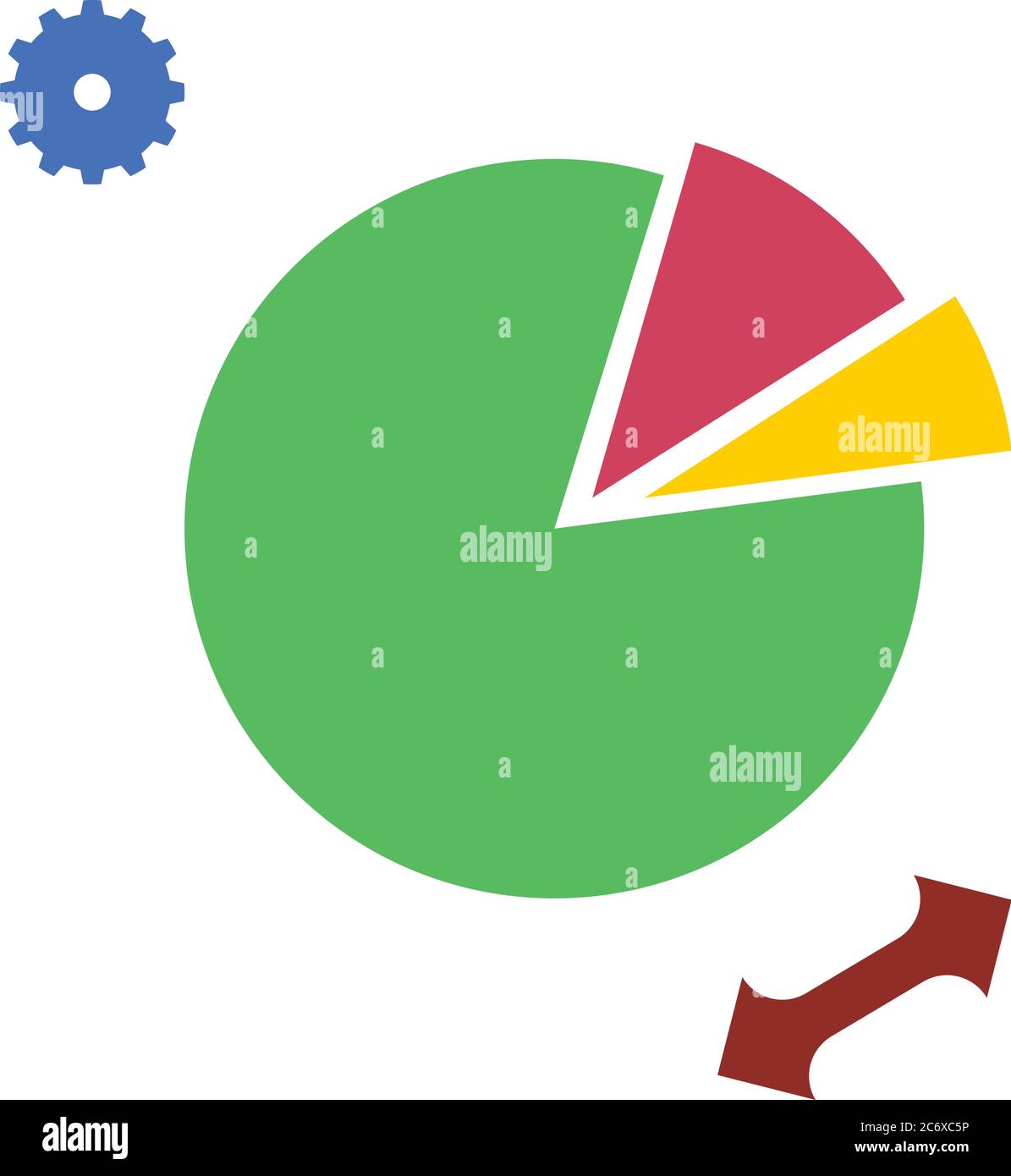 Green graph green chart Stock Vector Images - Alamy