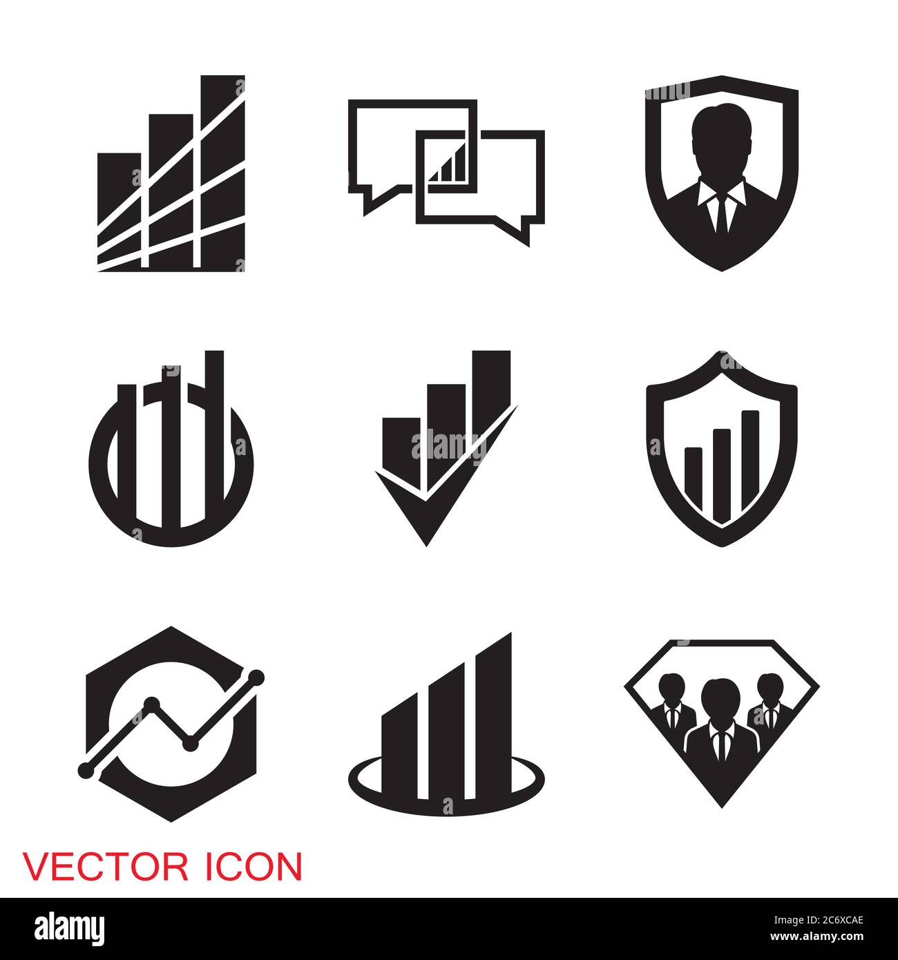 Consulting Icon. Business Concept. Flat Design. Isolated Illustration ...